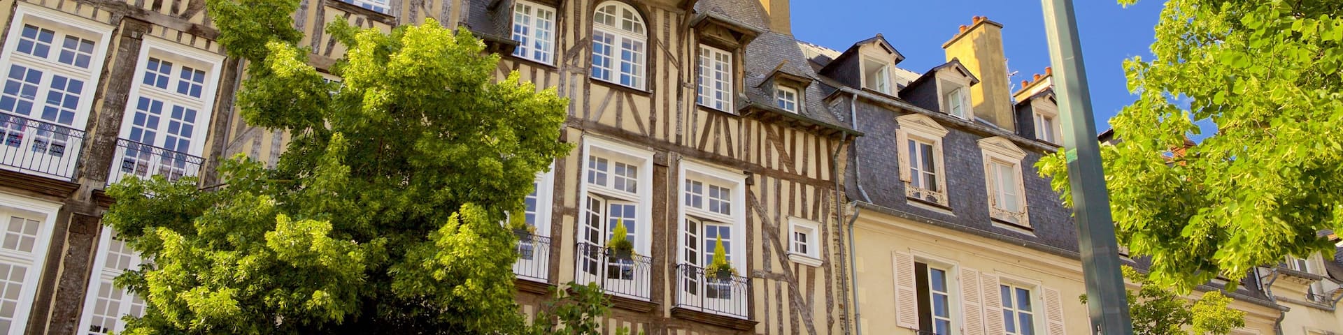 Centro de Rennes, Rennes, Ille-et-Vilaine, França