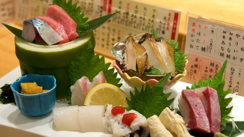 Osaka caracterizando comida