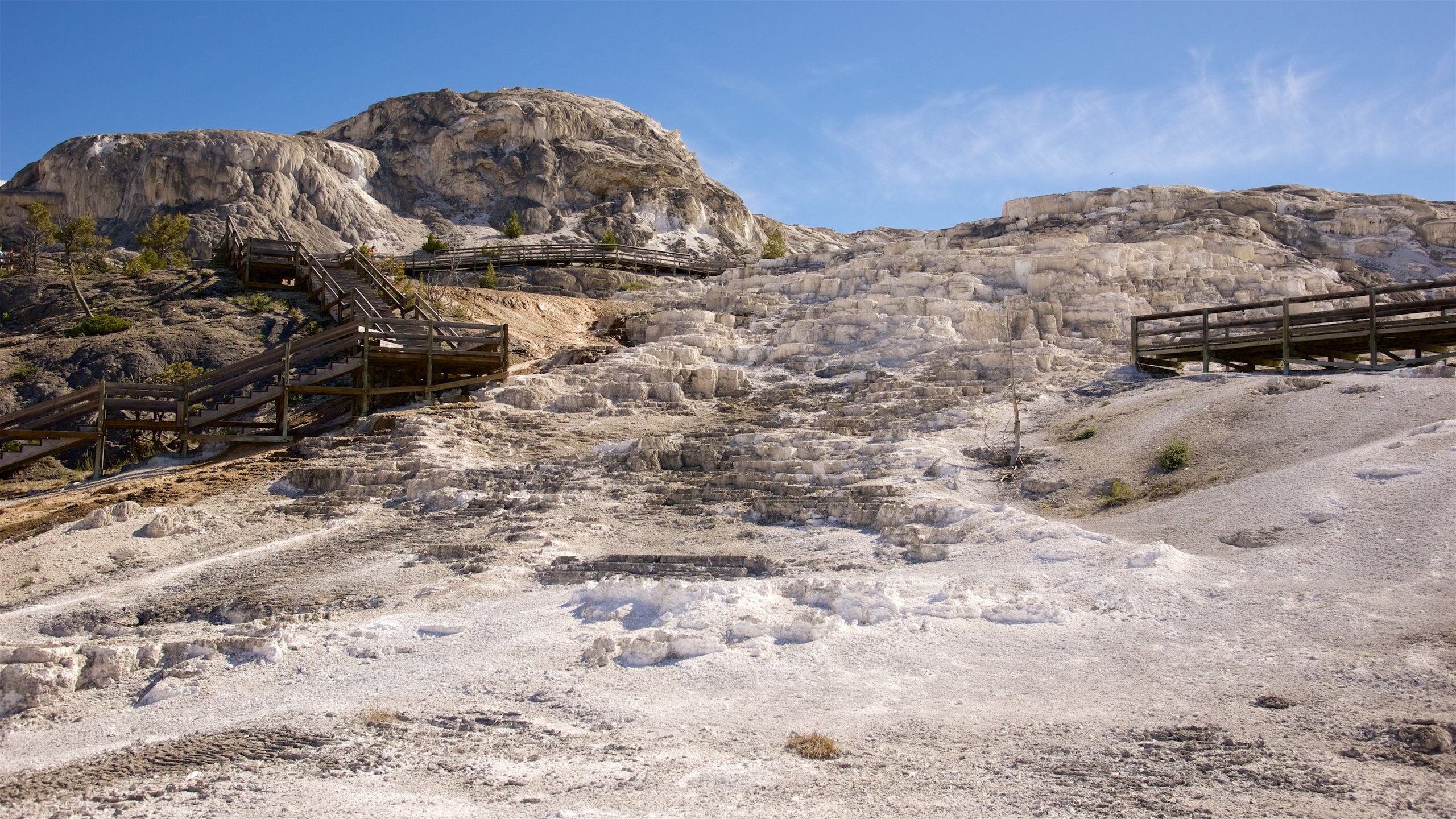 Aguas Termales De Mammoth En Yellowstone Mammoth Hot Springs Hotel