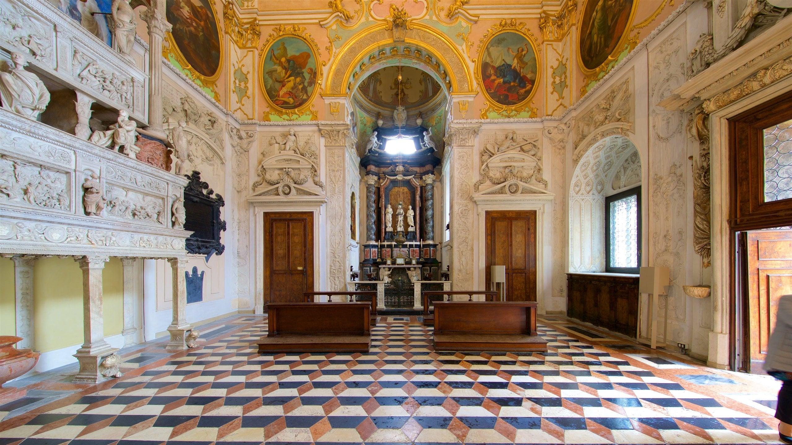 Capilla Colleoni Bergamo Interior Cappella Colleoni, Bergamo