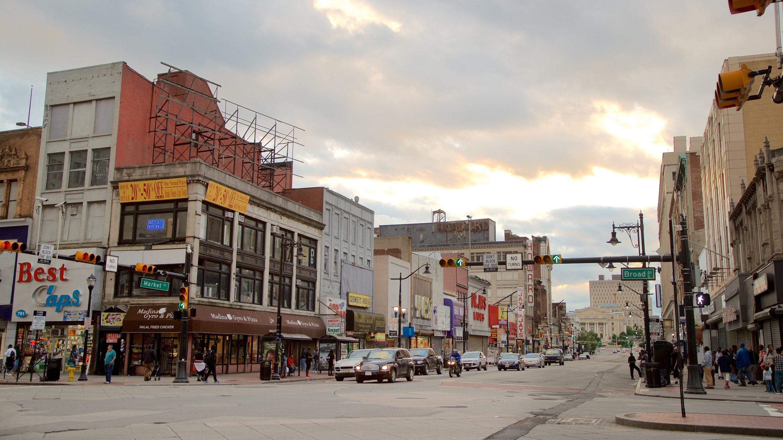 Downtown Newark Newark, New Jersey And The 1918 1919 Influenza