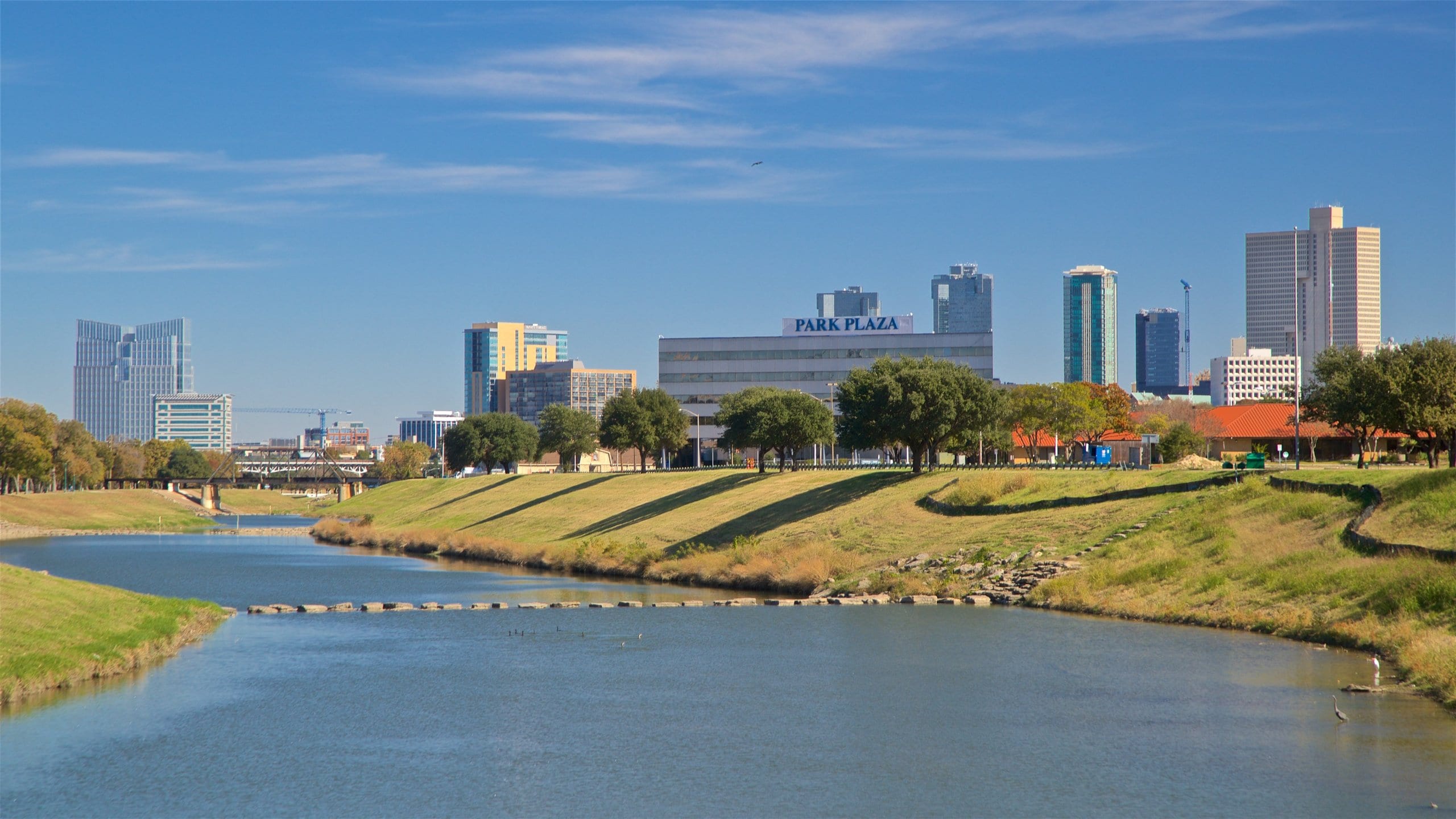 Trinity Park Fort Worth Basketball Court Under The Lancaster Bridge On