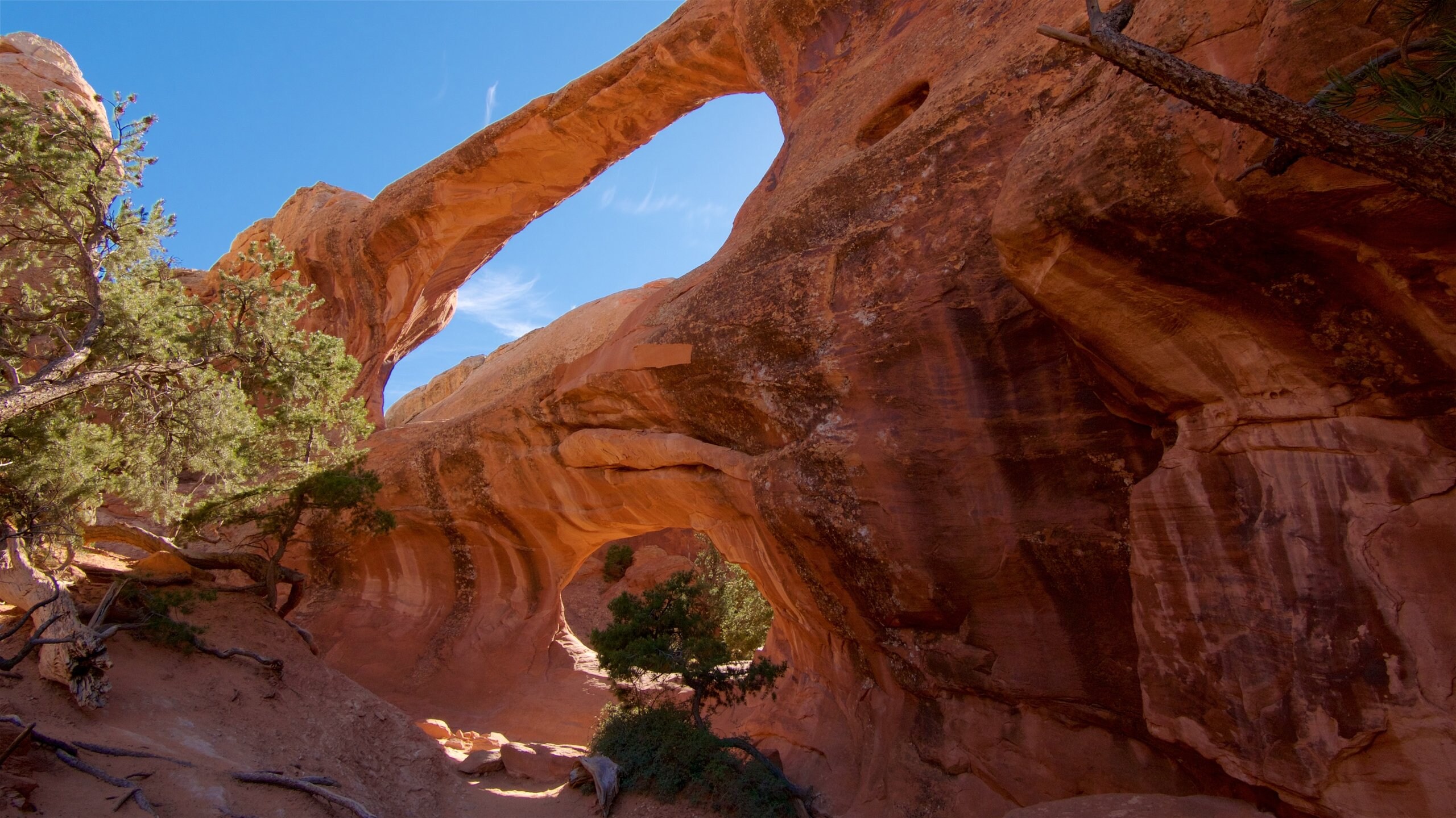 Wallpaper Double O Arch Double O Arch In Arches National Park., Arches