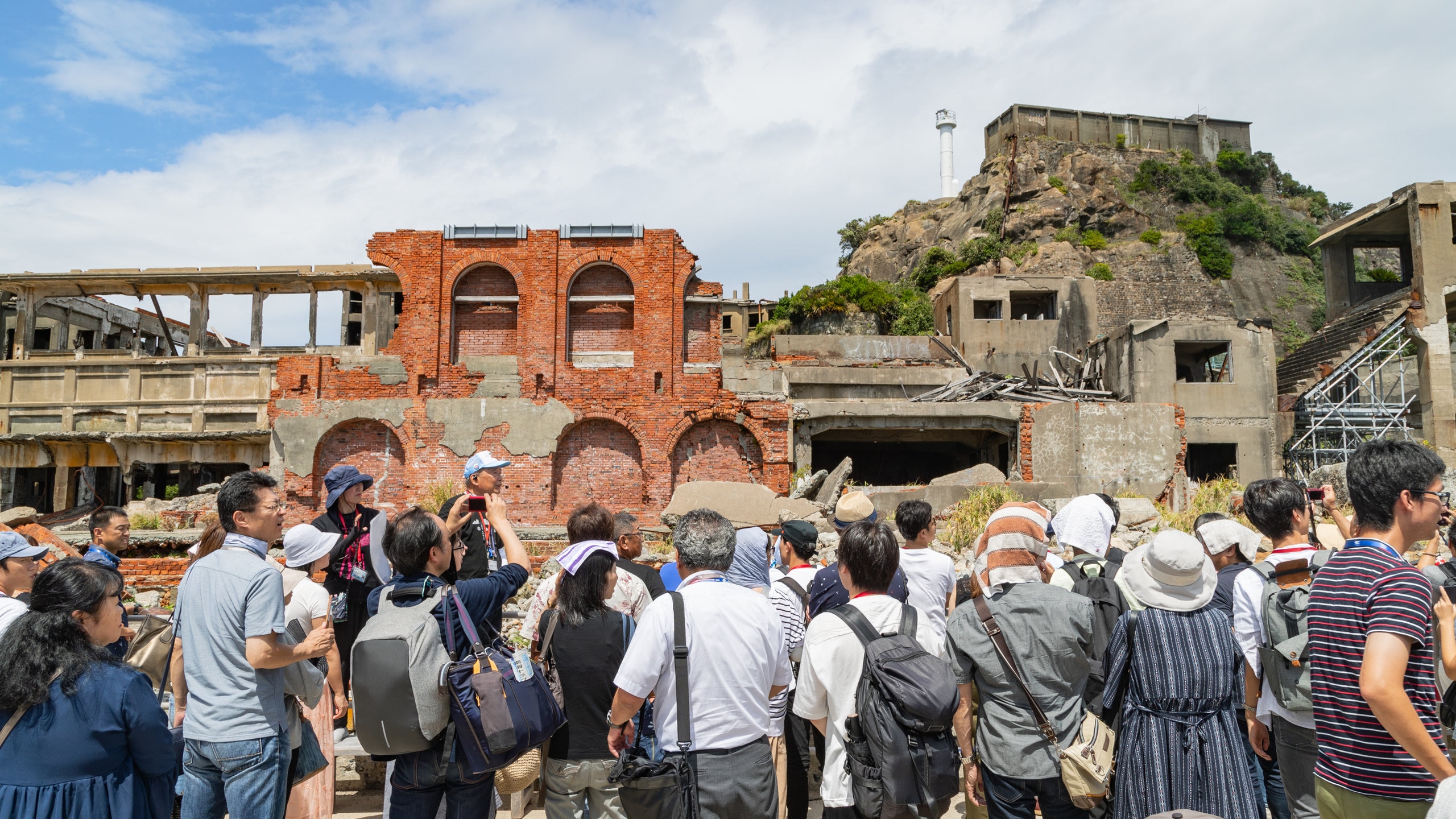 Hashima Island Before After