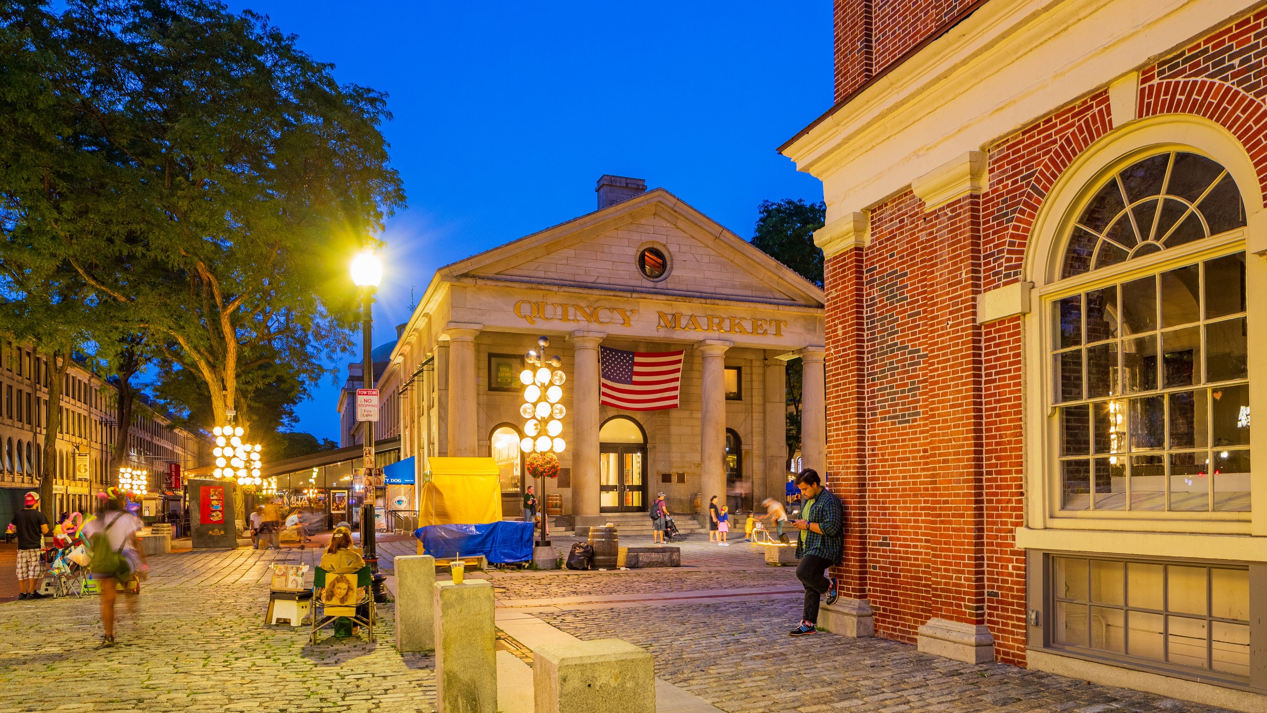 Quincy Market Shopping Faneuil Hall Marketplace Boston Discovery