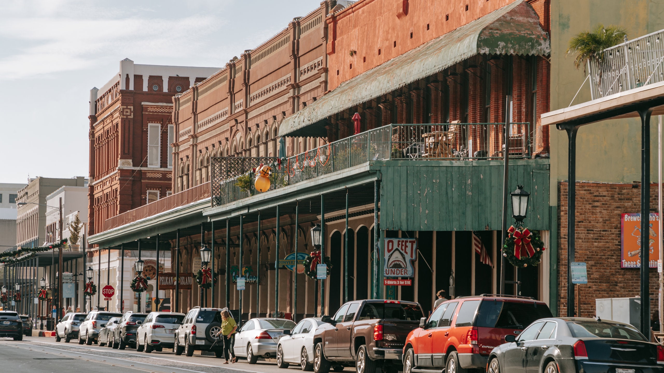 Galveston Strand District Map