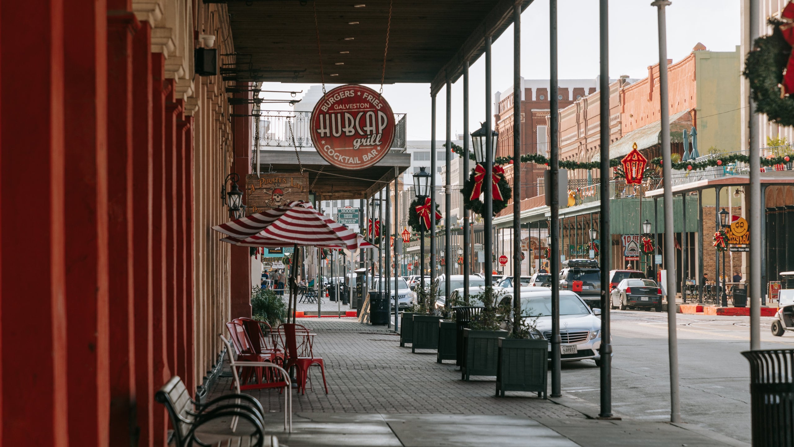 Galveston Strand District Map