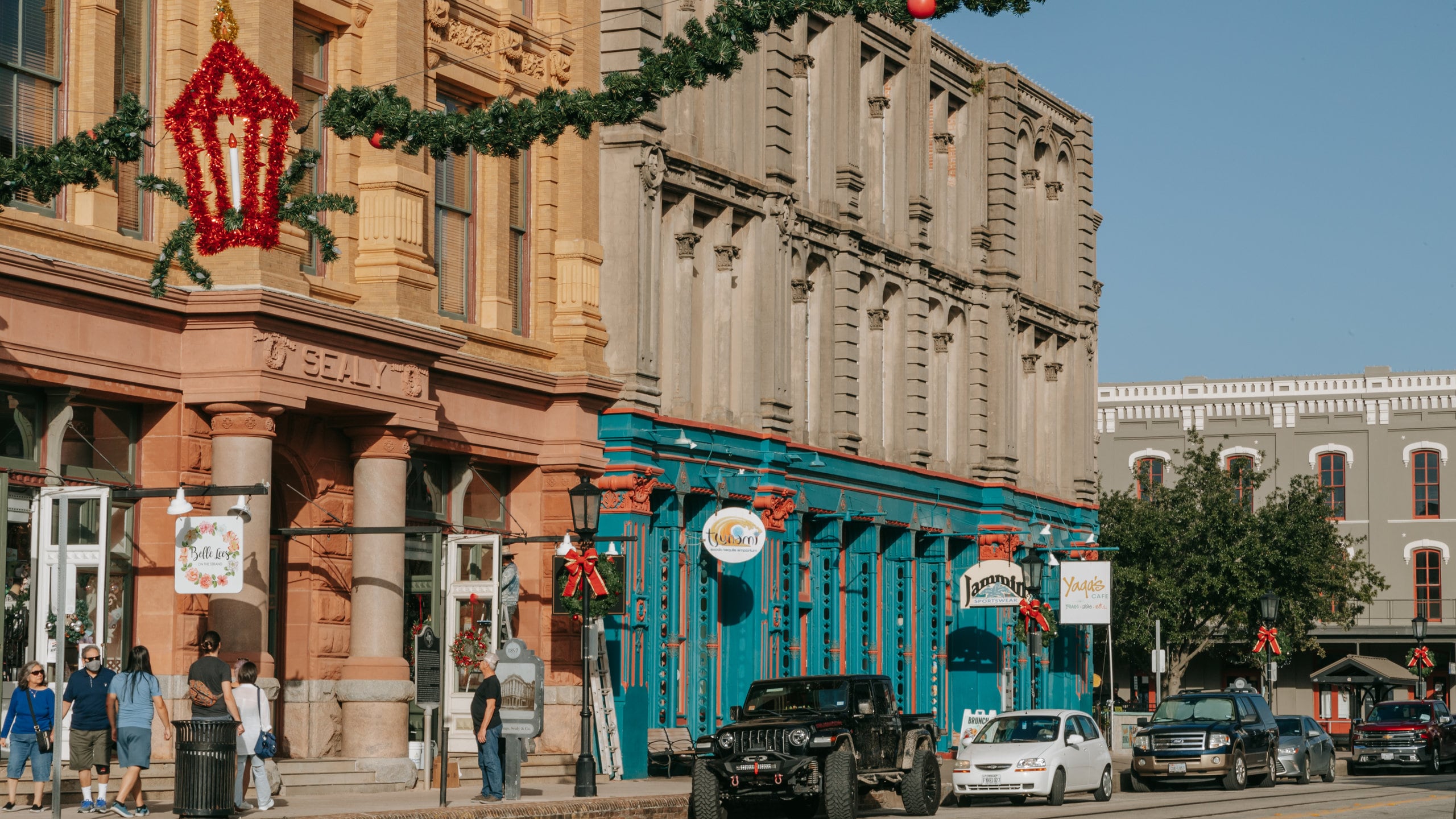Galveston Strand District Map