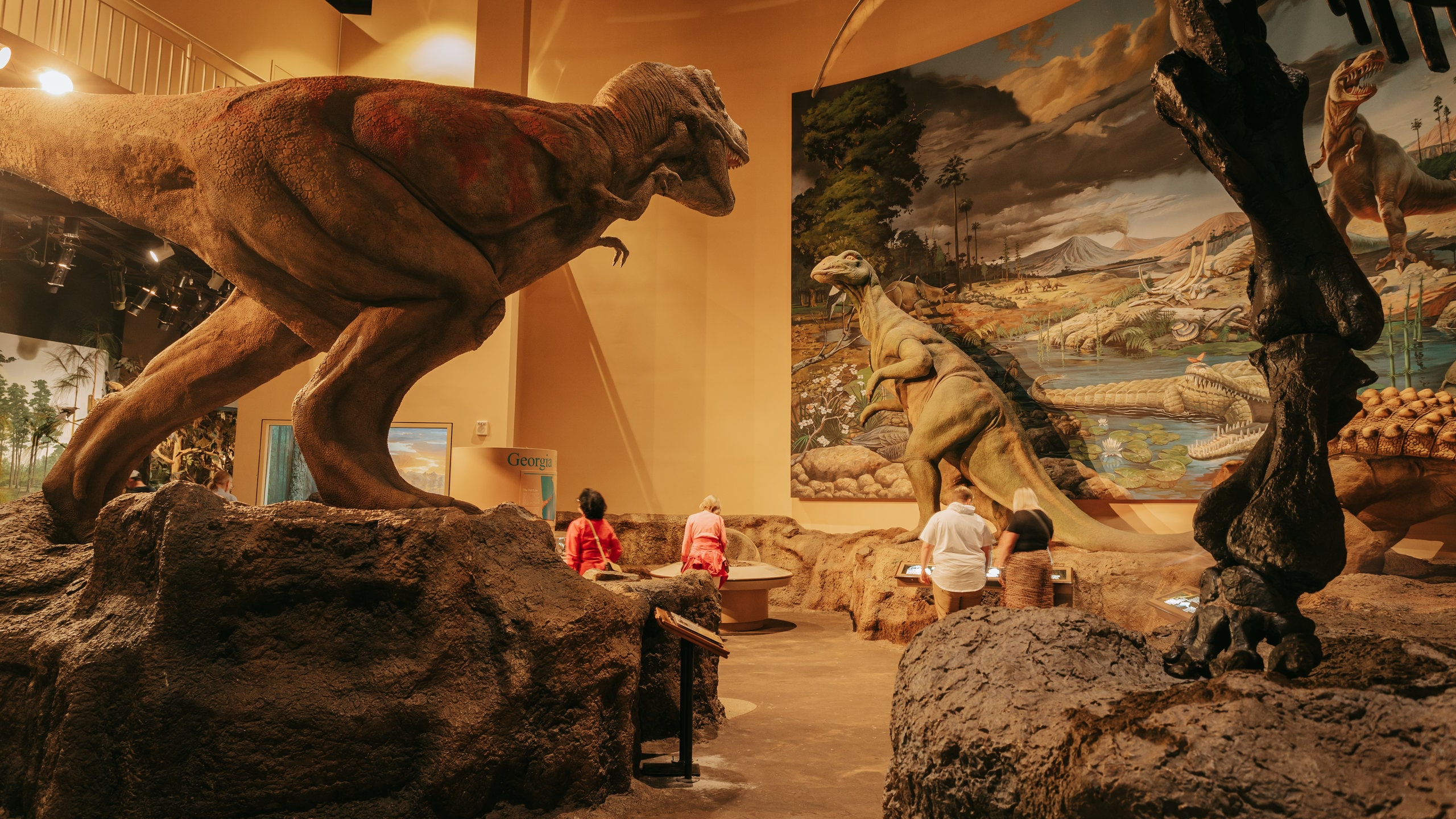 Diorama Del Museo De Historia Natural De Fernbank