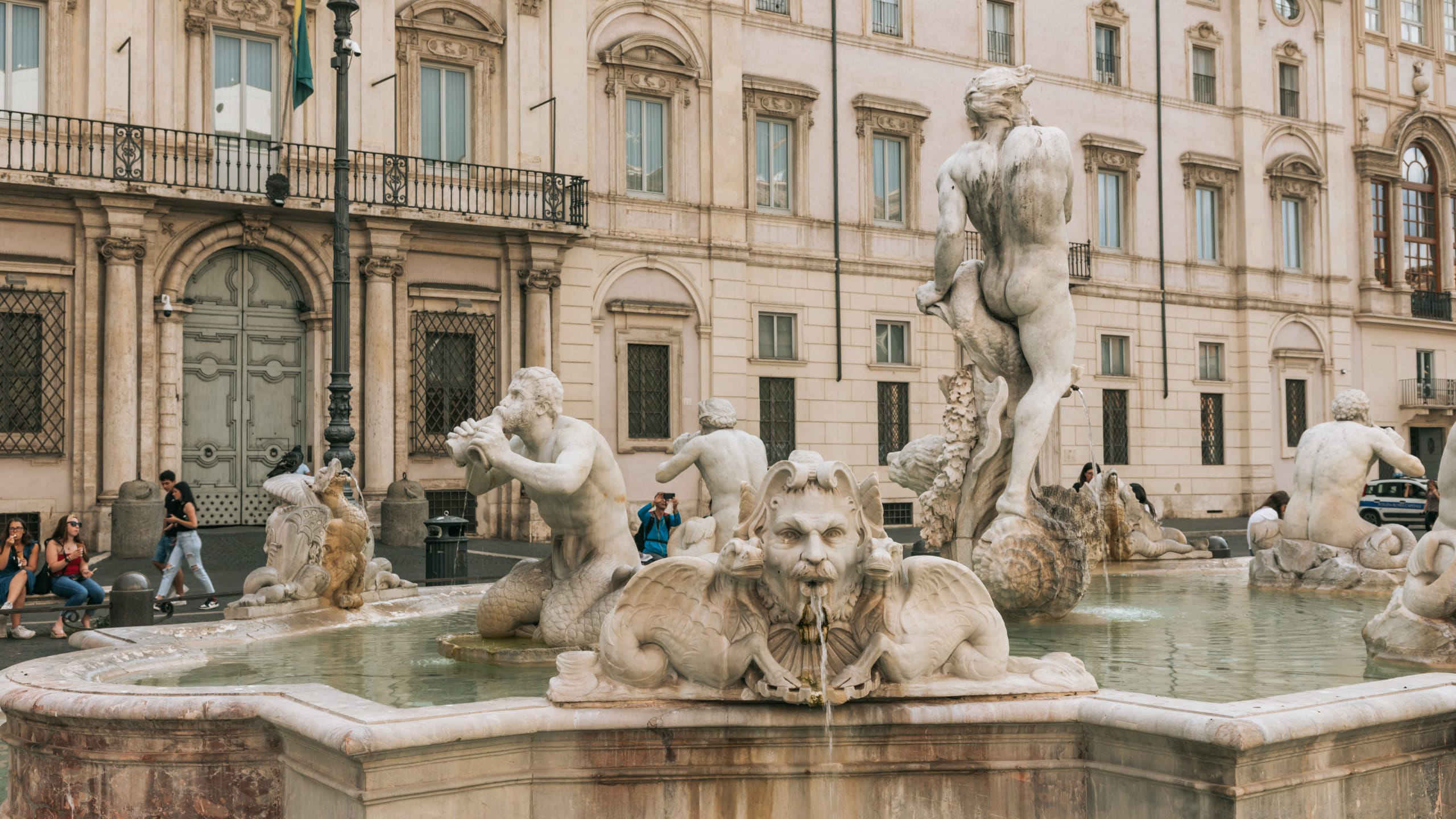 Bernini Borromini Plaza Navona Roma Baroque Rome: Bernini And