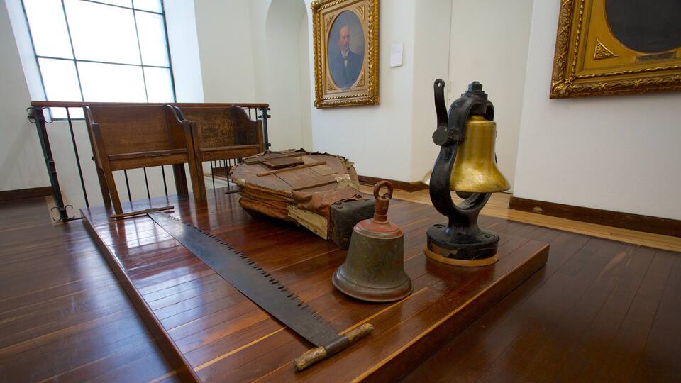 Museu Nacional caracterizando vistas internas