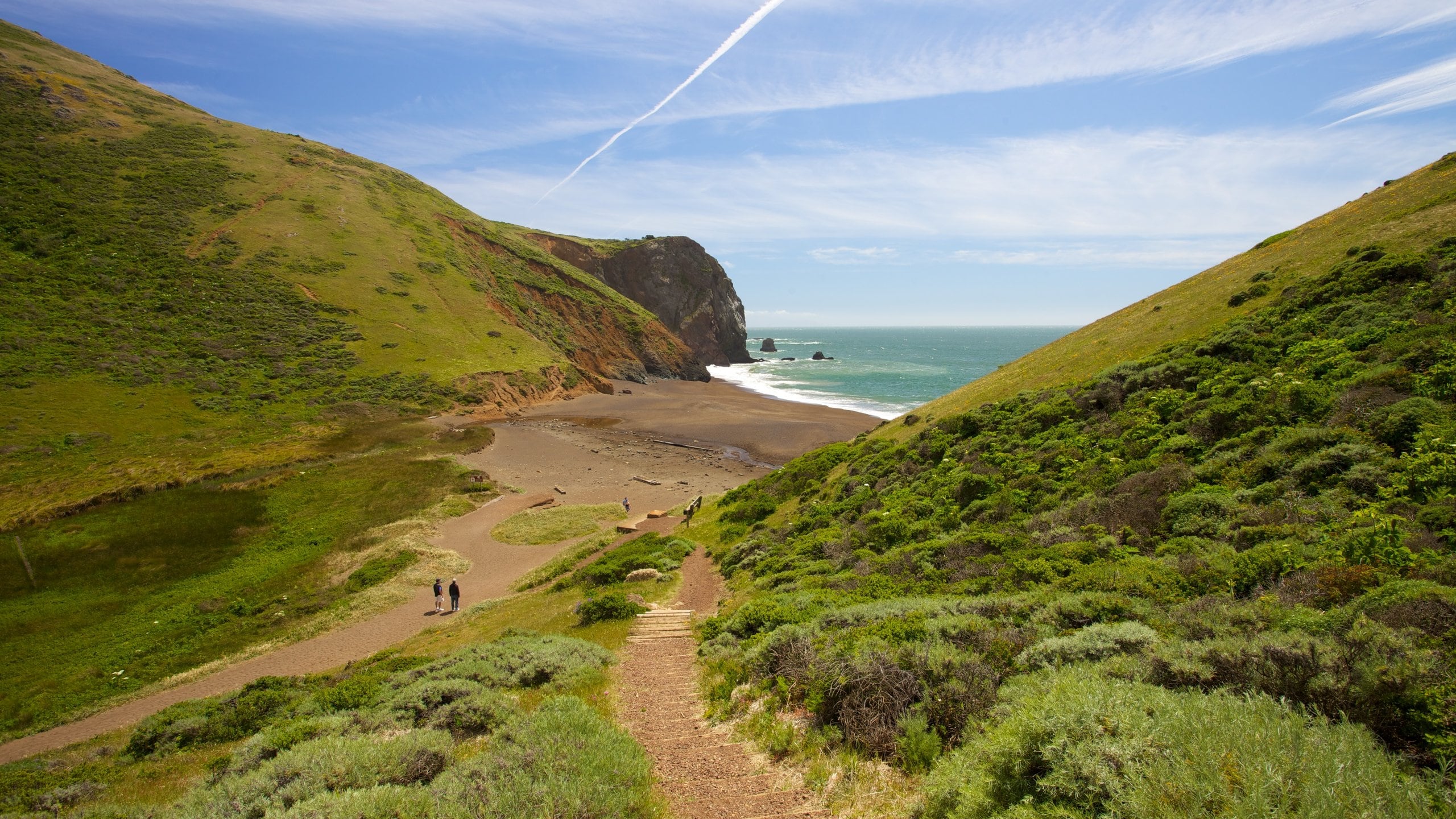 Tennessee Valley Trailhead Tennessee Valley Trail Right In Golden Gate