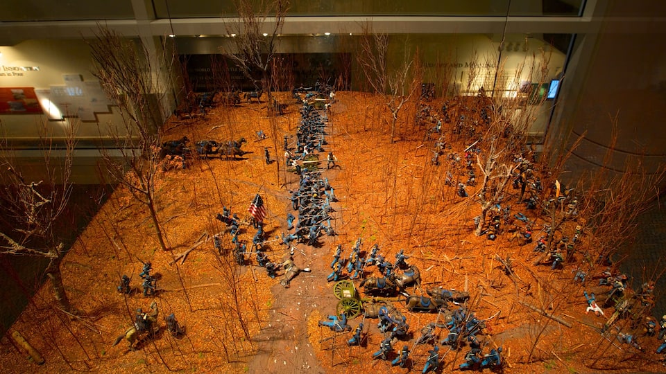 National Civil War Museum que inclui itens militares e vistas internas
