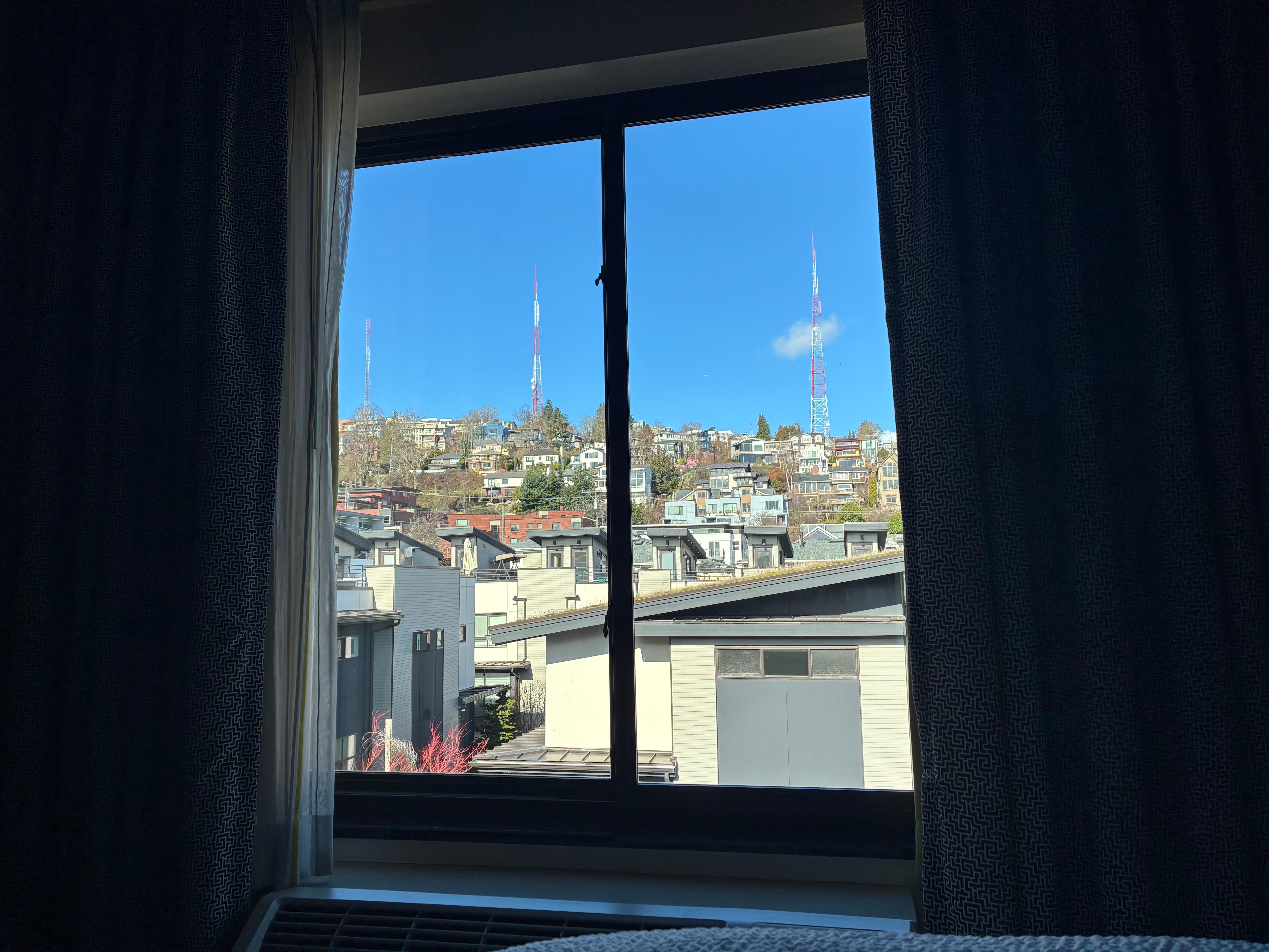 View of Queen Anne Hill from my room
