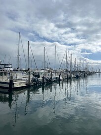 Harbor is within walking distance of the hotel