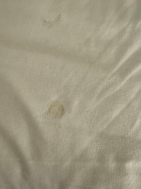 Duvet stains