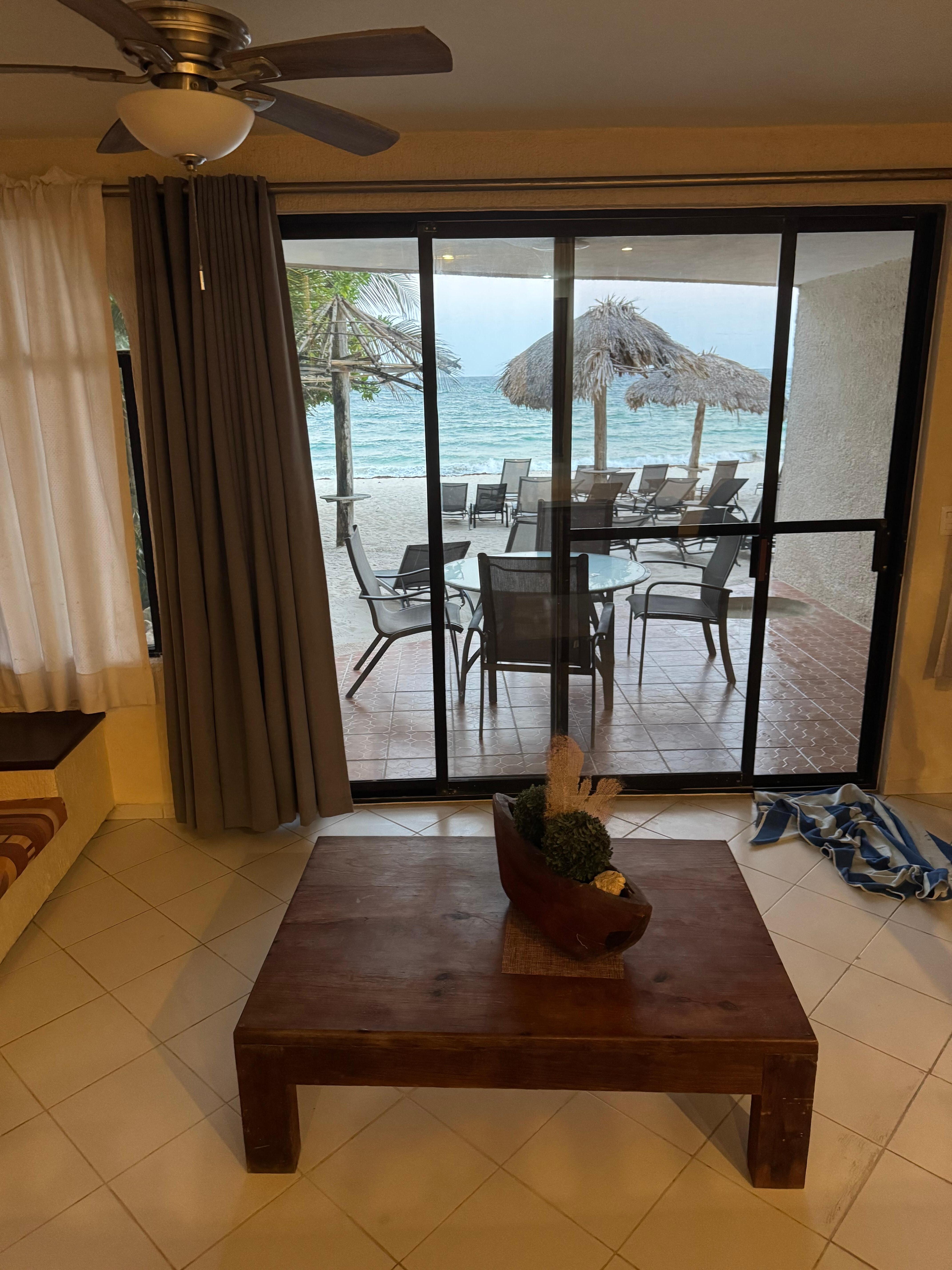 View from the door