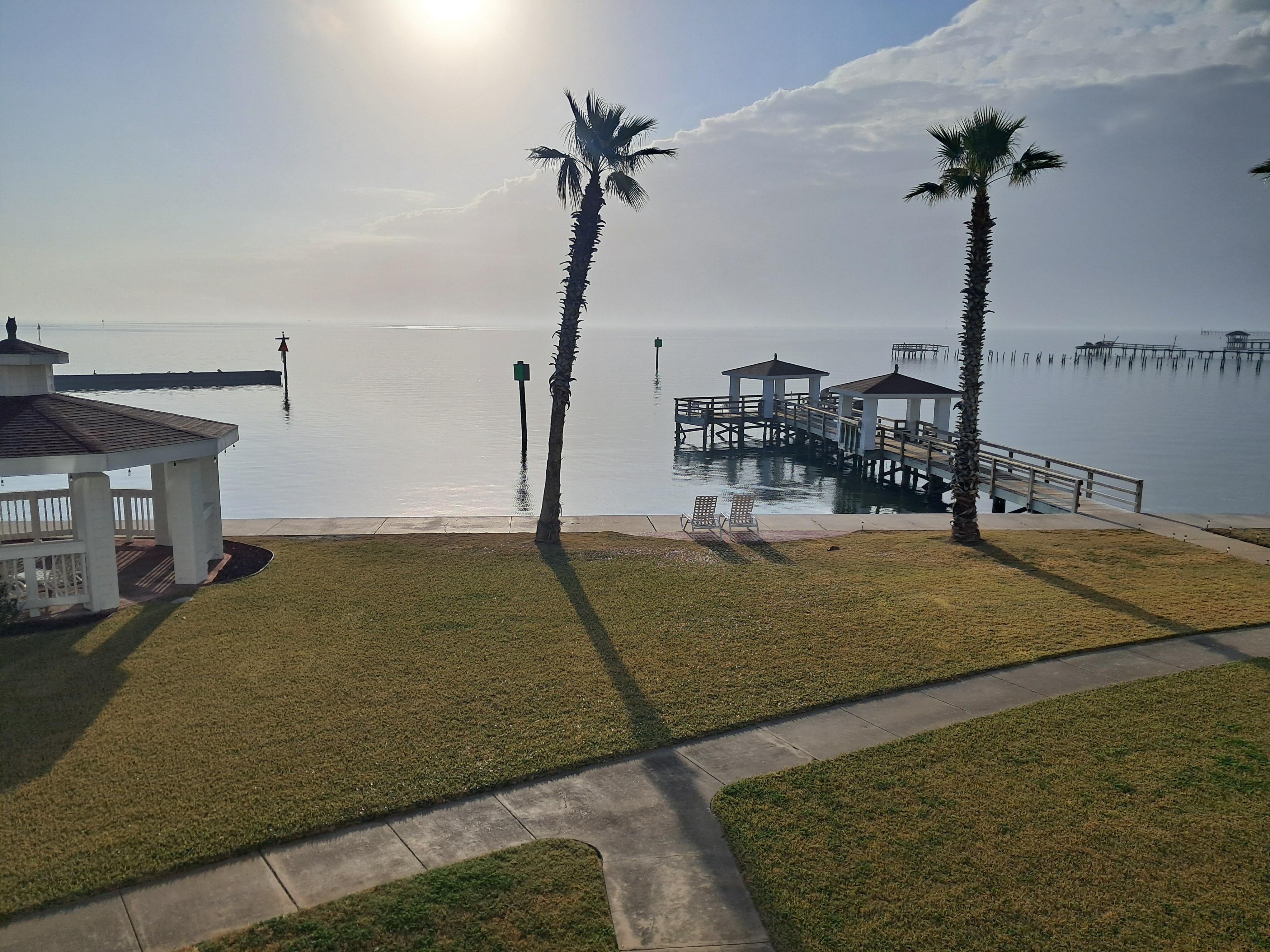 View from our suite on 2nd floor overlooking the bay.