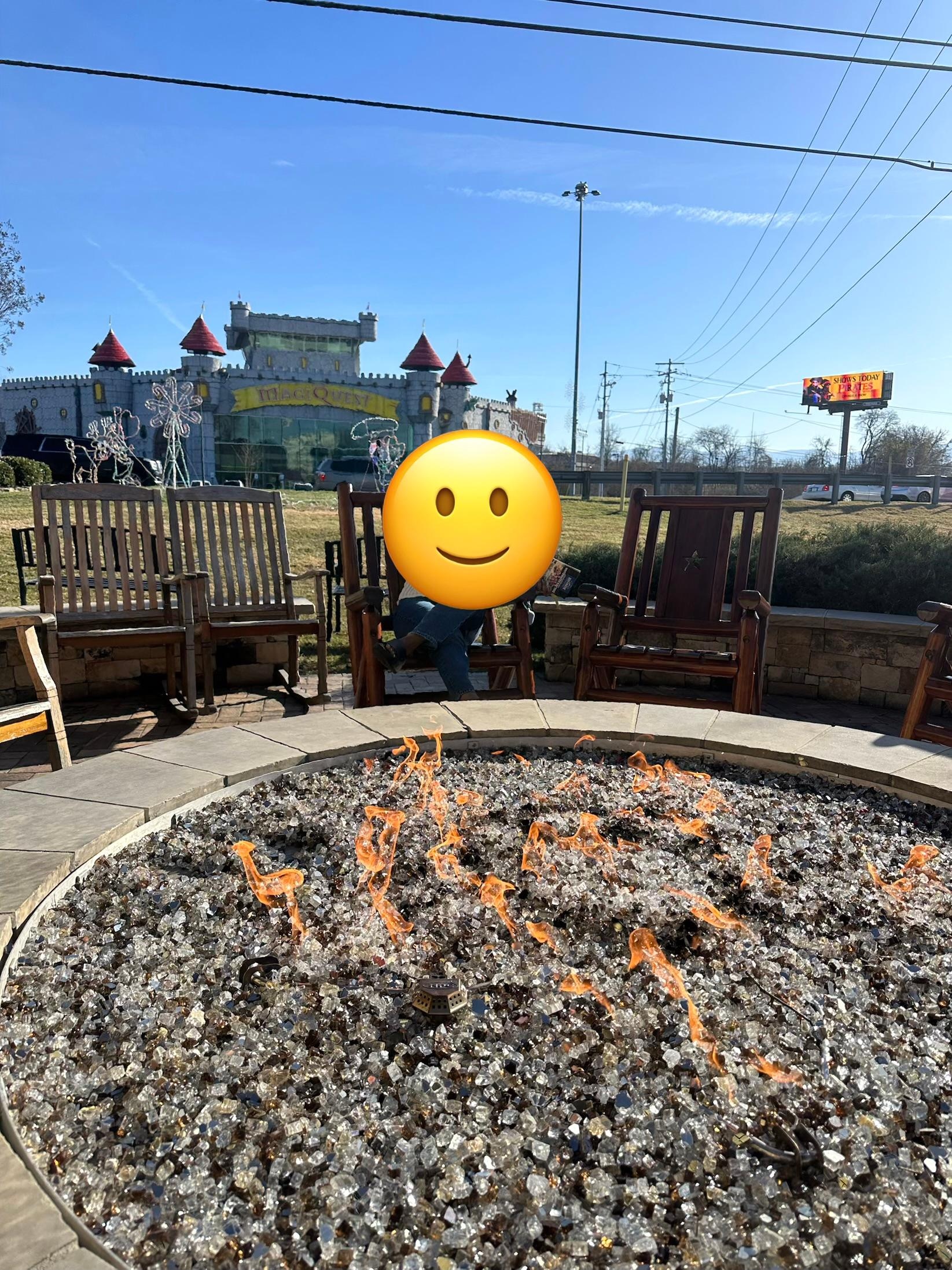 Fire pit with great seating