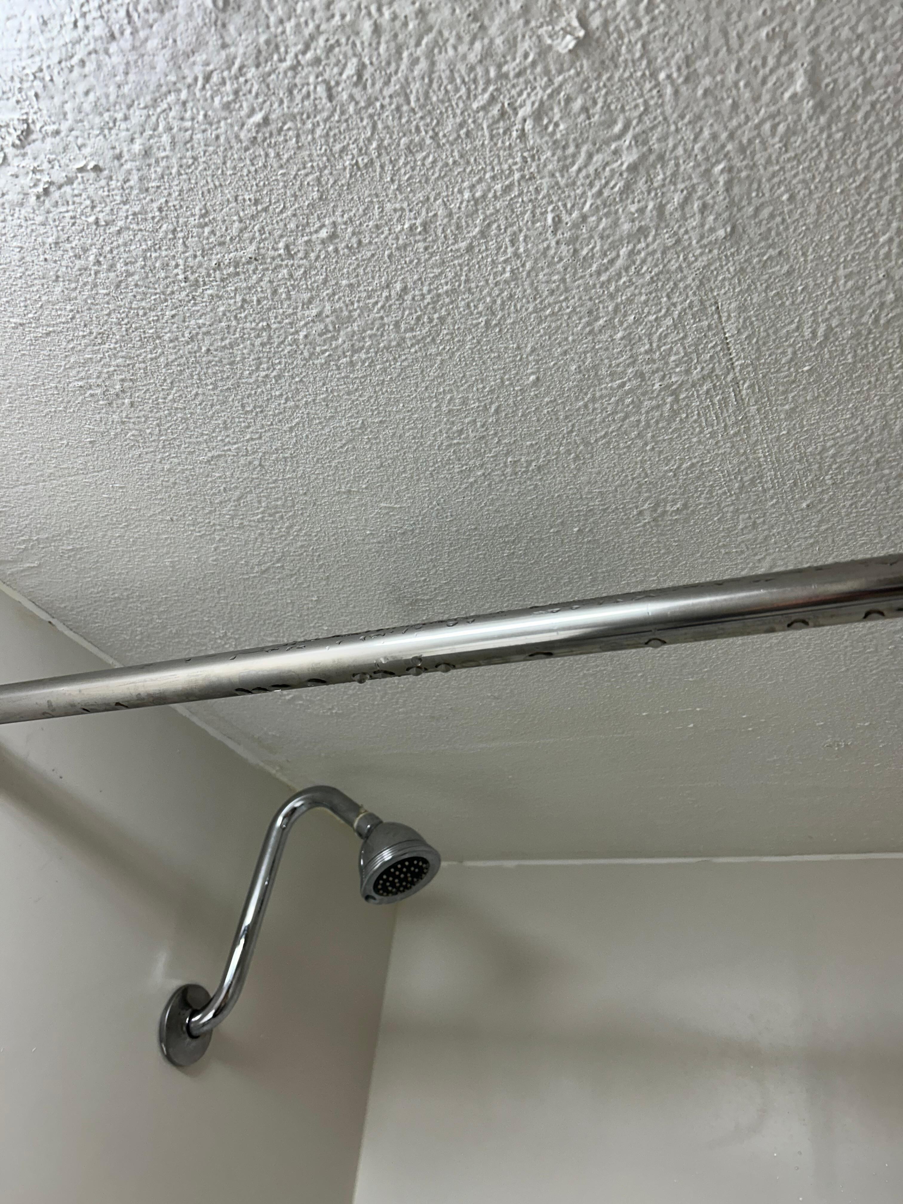 Shower sprayed water all up 