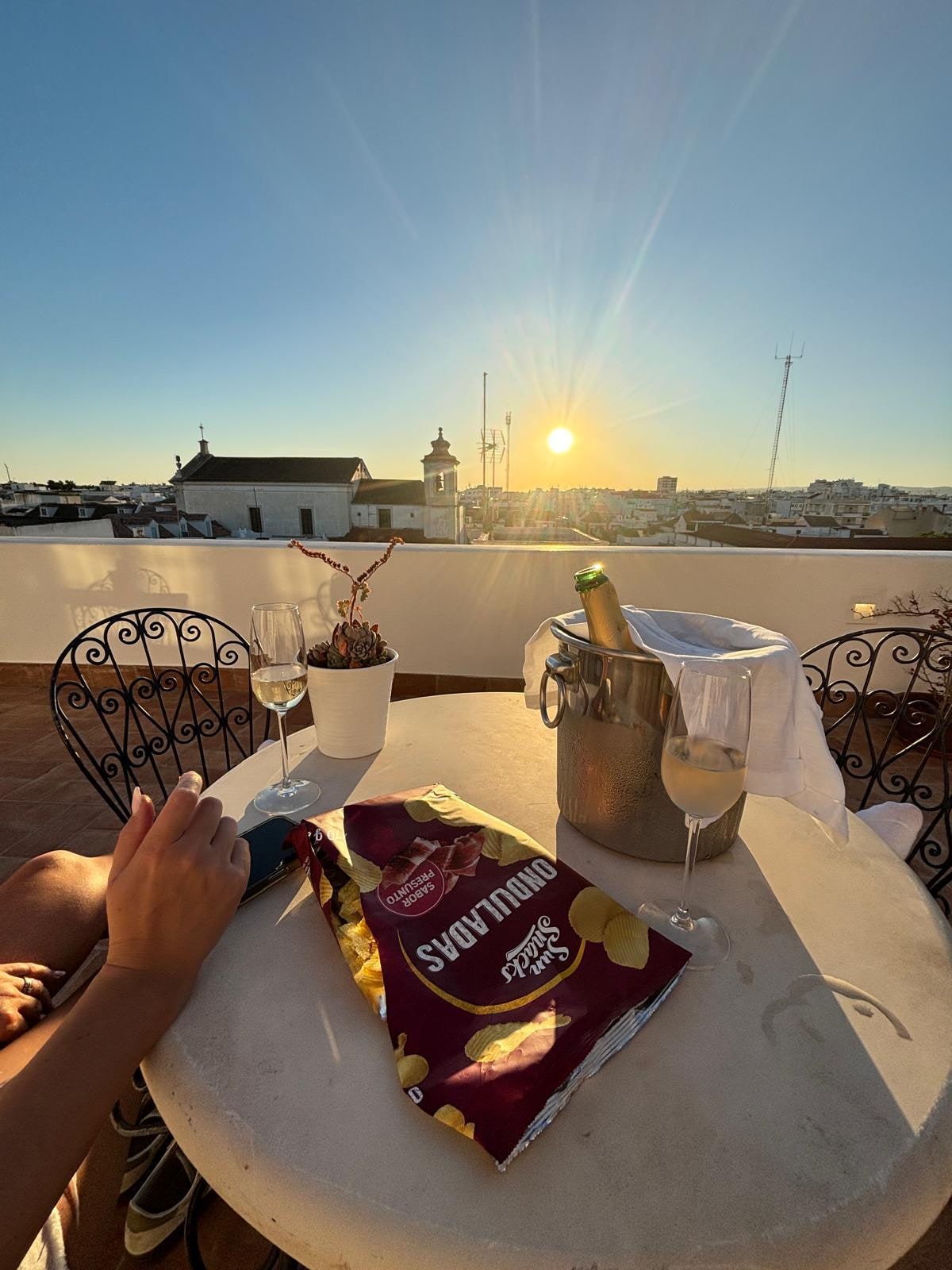 Roof top Terrace Sunset
