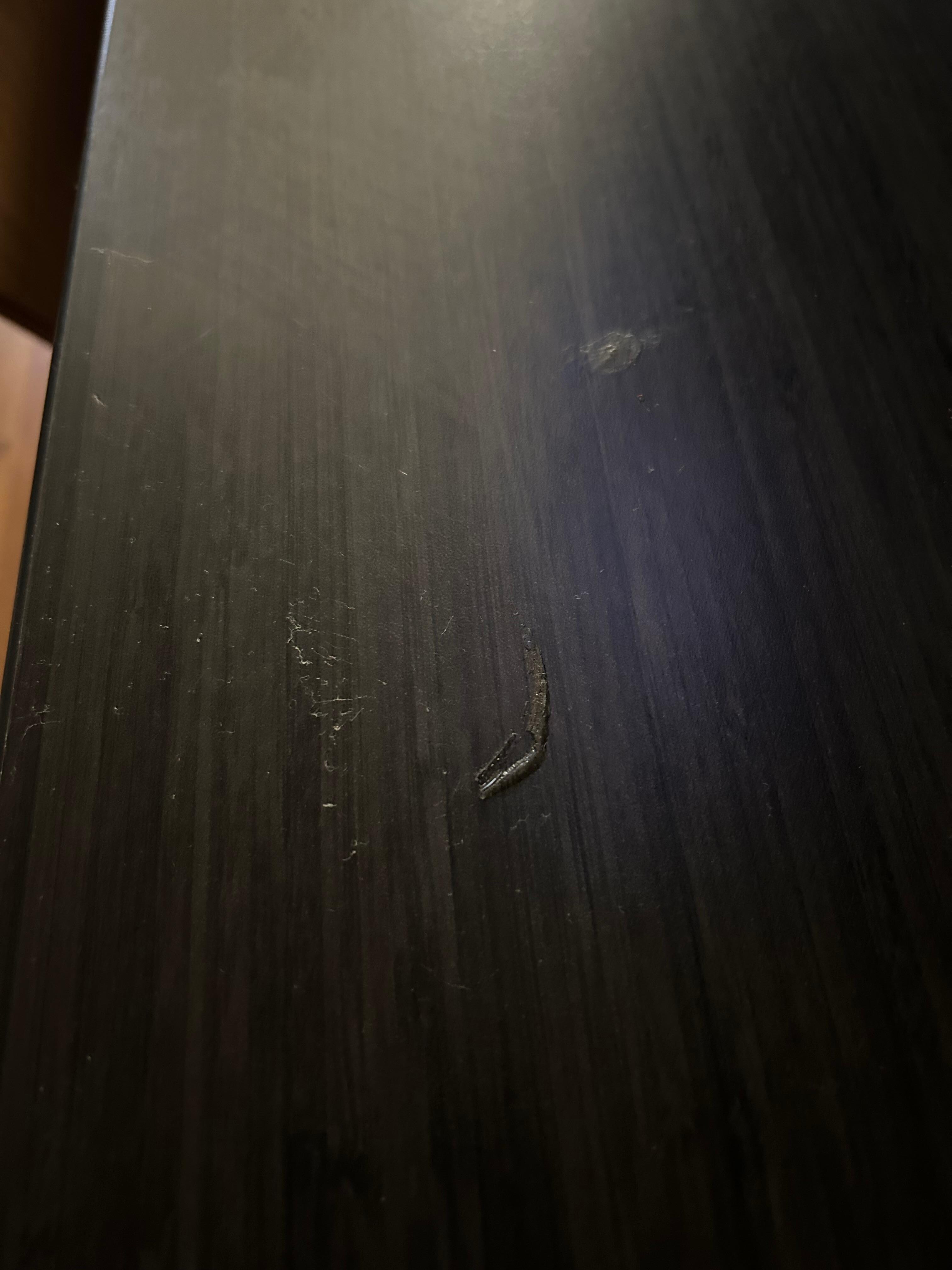 Stains on dang near every surface 