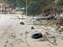 Landfill next to hotel