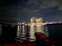 Destin harbor from fireworks cruise 👌👍