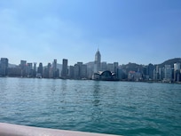 View across to Hong Kong Island from Star Ferry