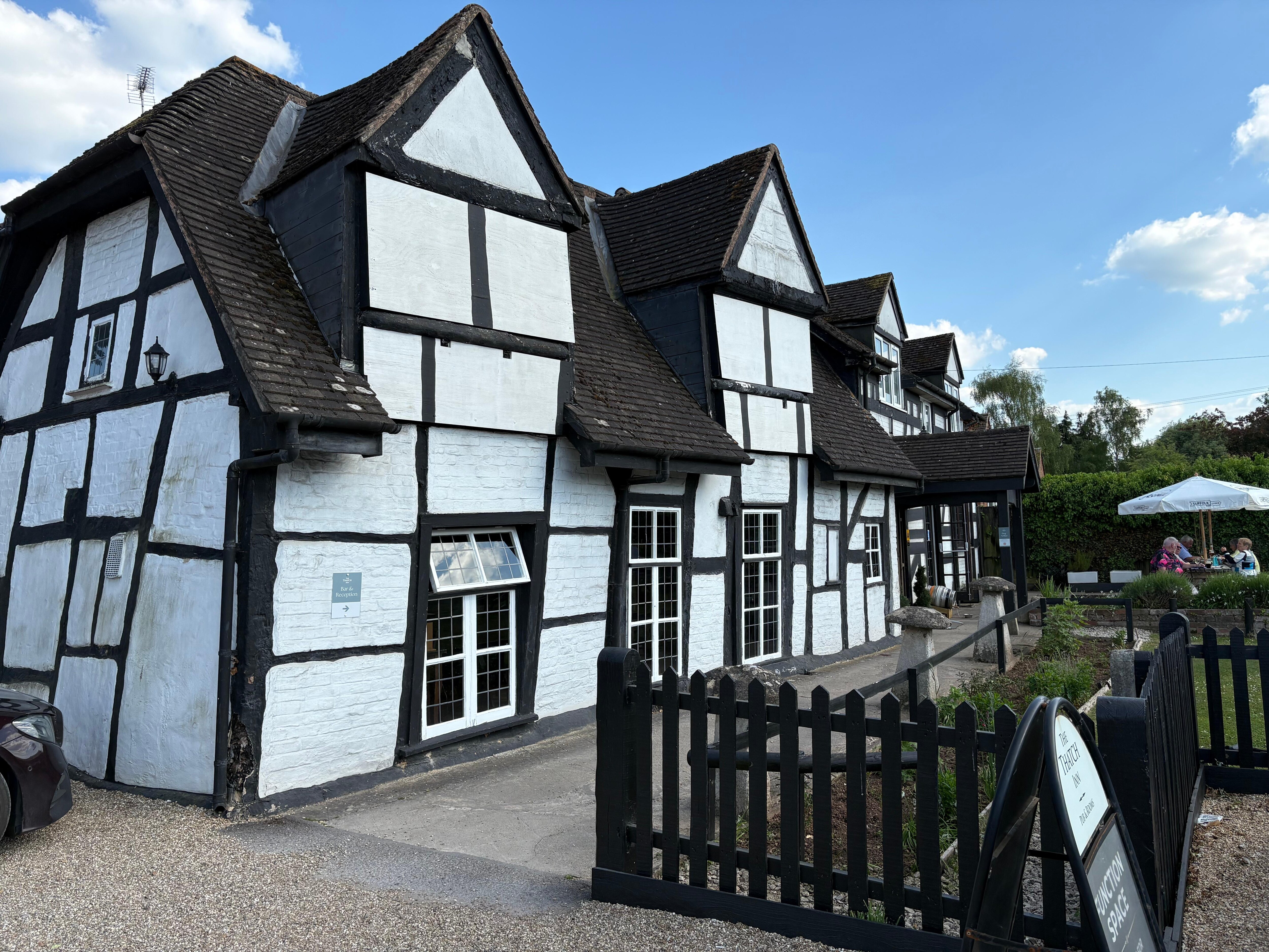 Front entrance to bar/eatery & garden facility 