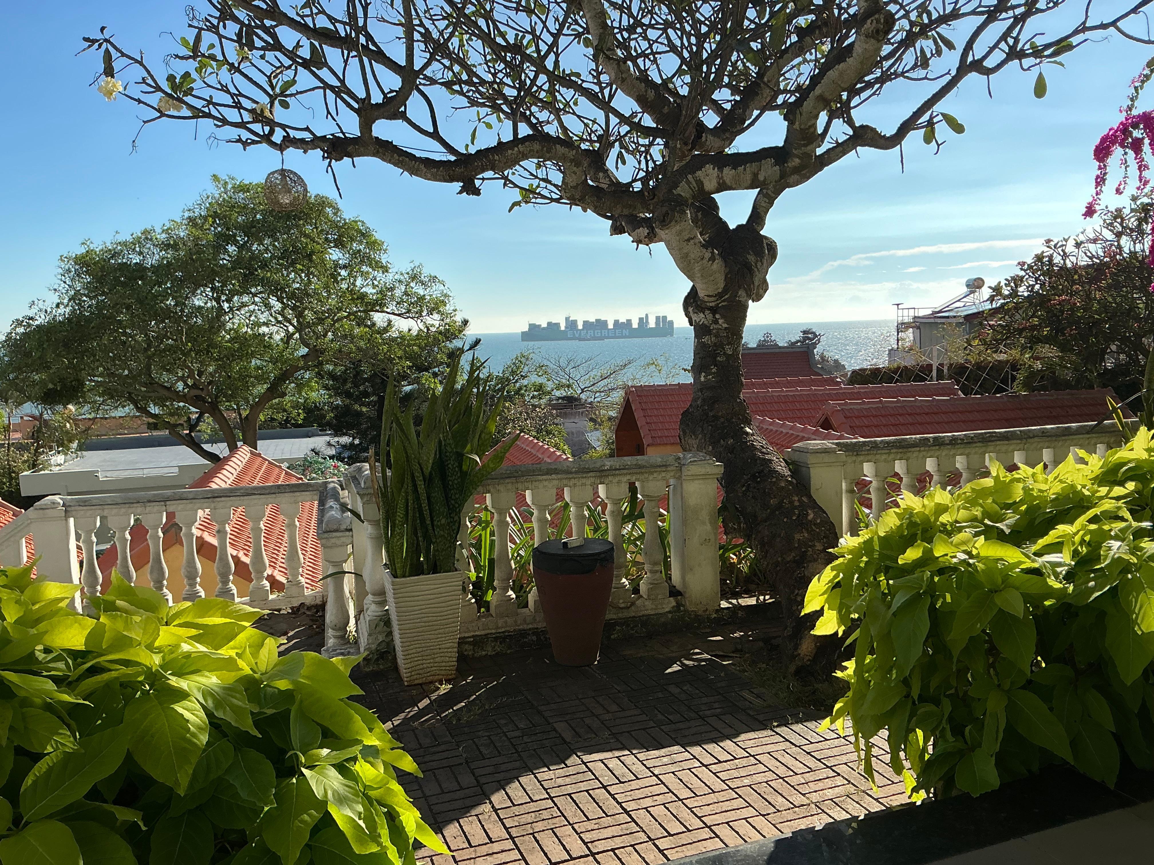 View from the balcony just outside our room.