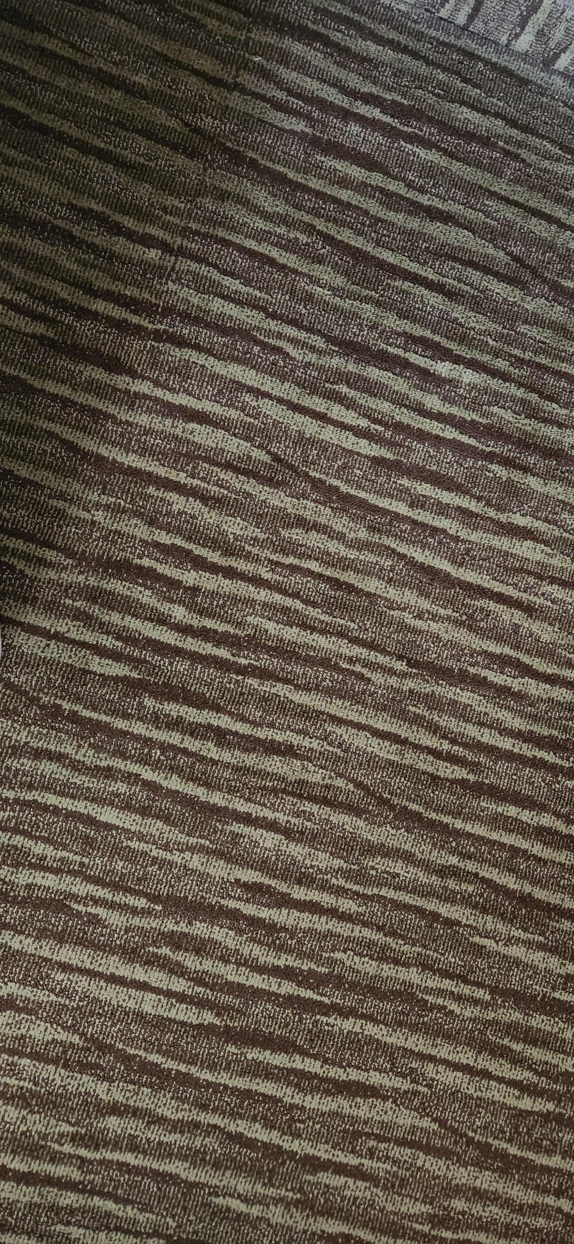 Dirty carpets in room