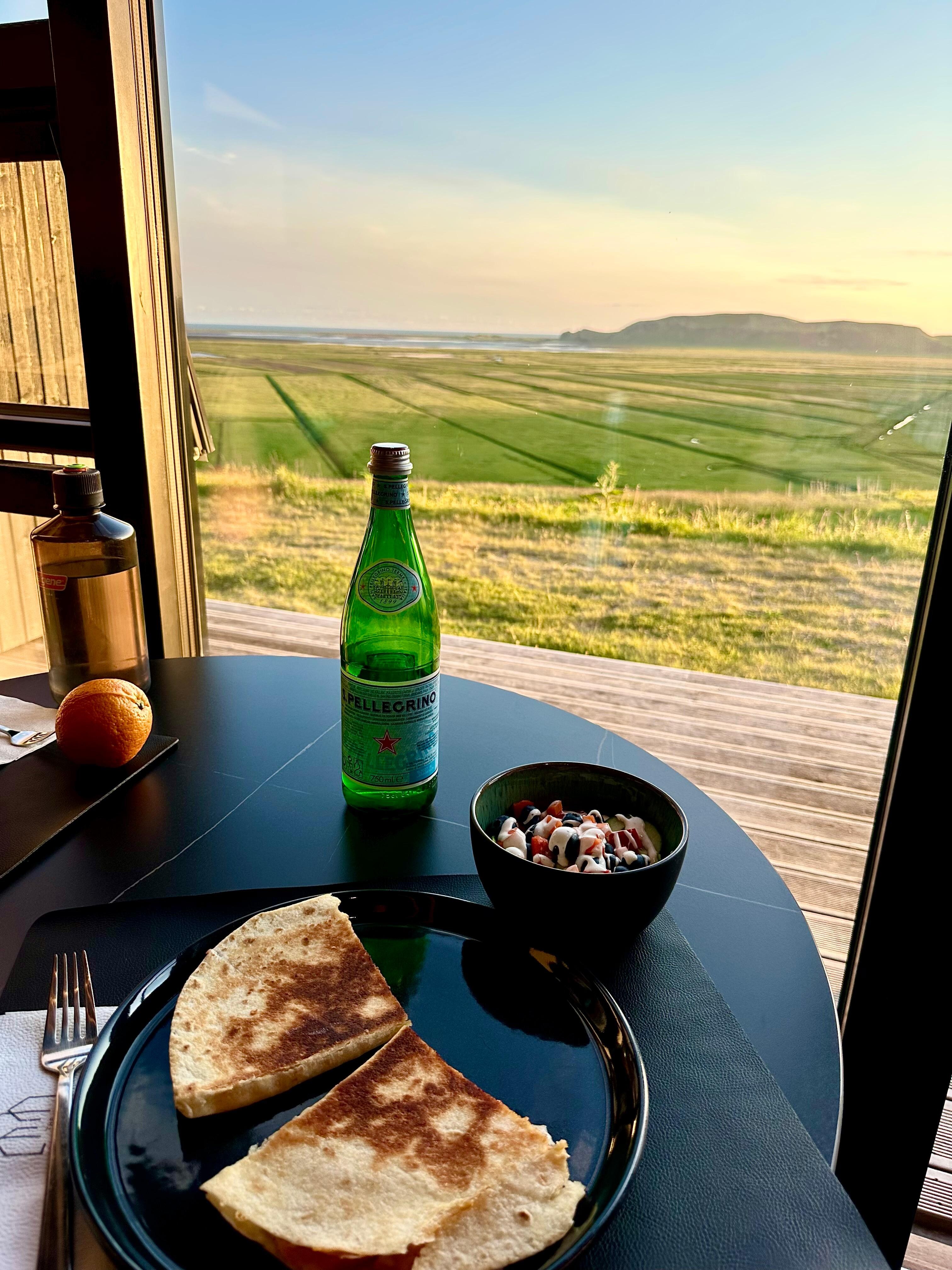 Nice view but no outdoor furniture