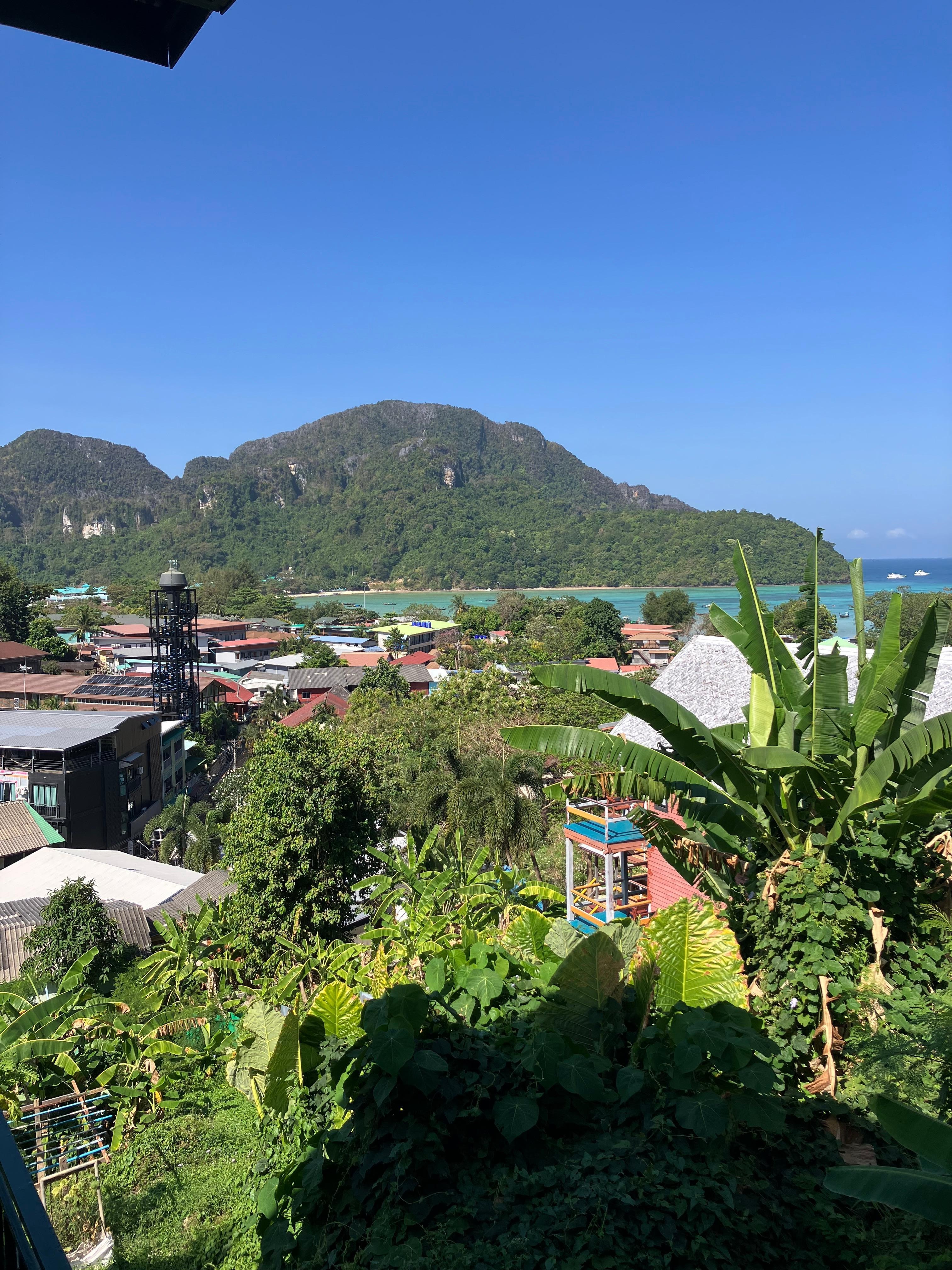 View from hotel reception 