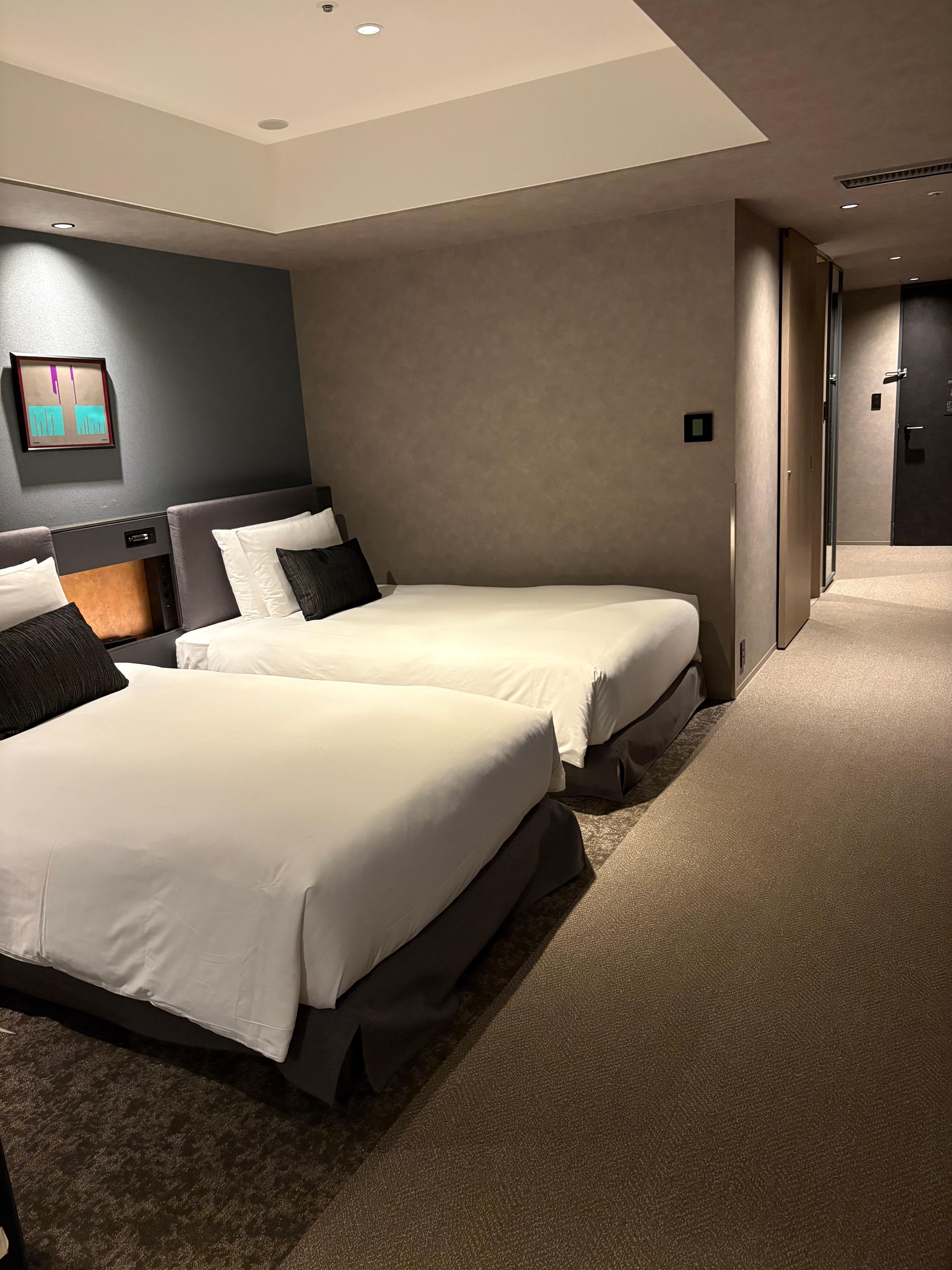 部屋は広い。アップグレードしてくれ、コスパ良し