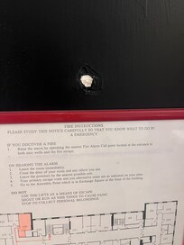 Very reassuring new peep hole