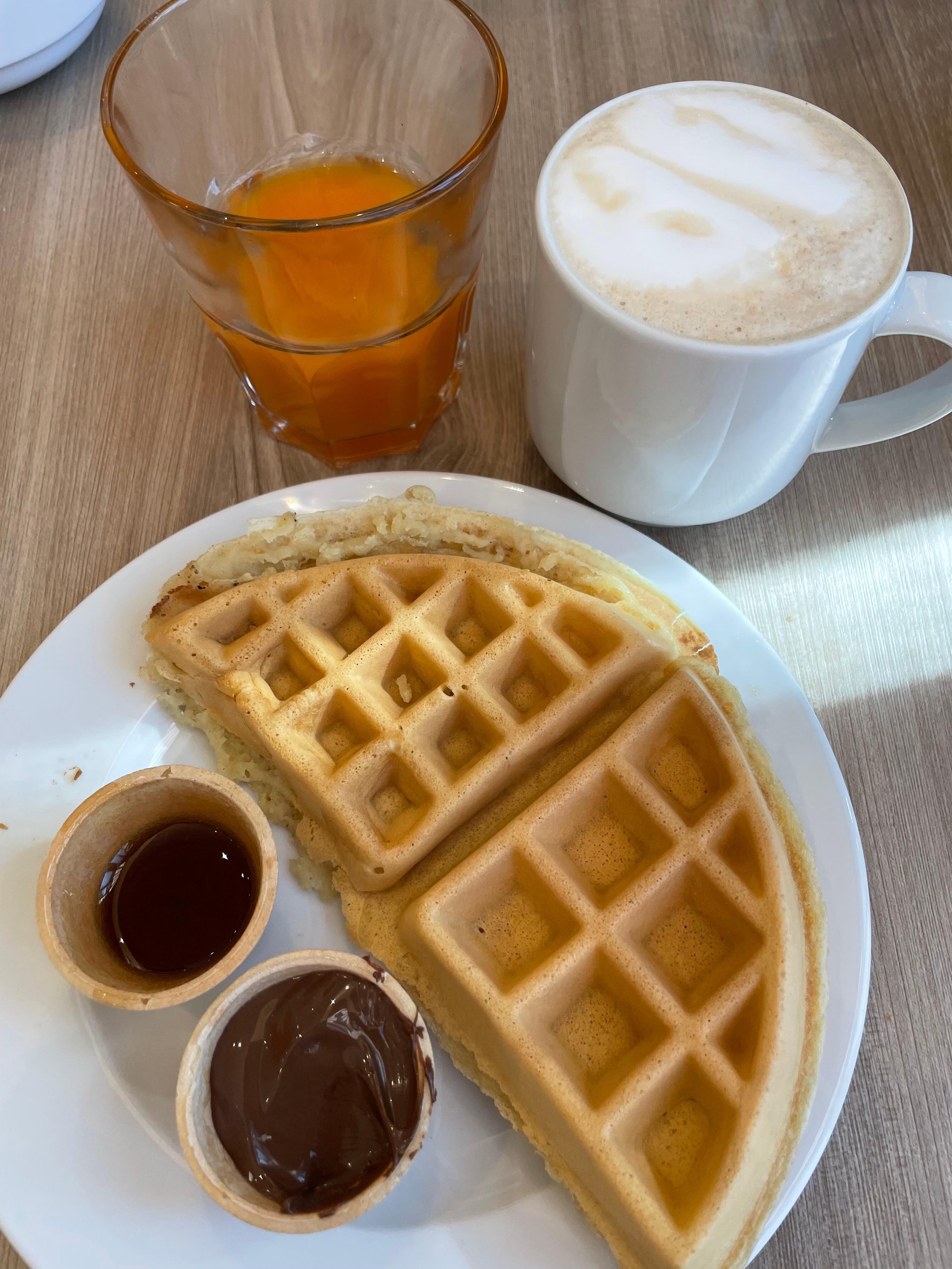 Breakfast waffles!