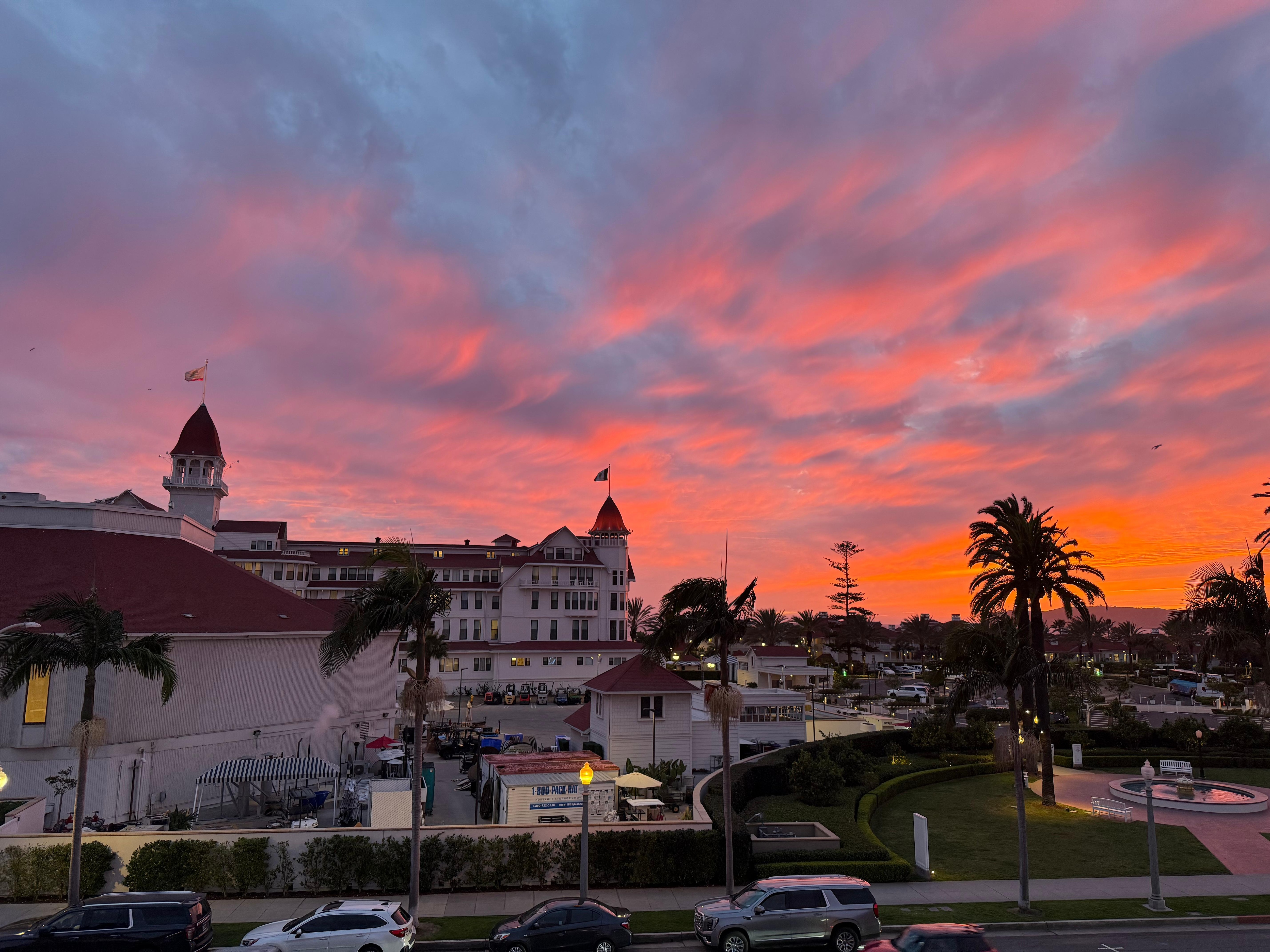 View from the rooftop by the hot tub