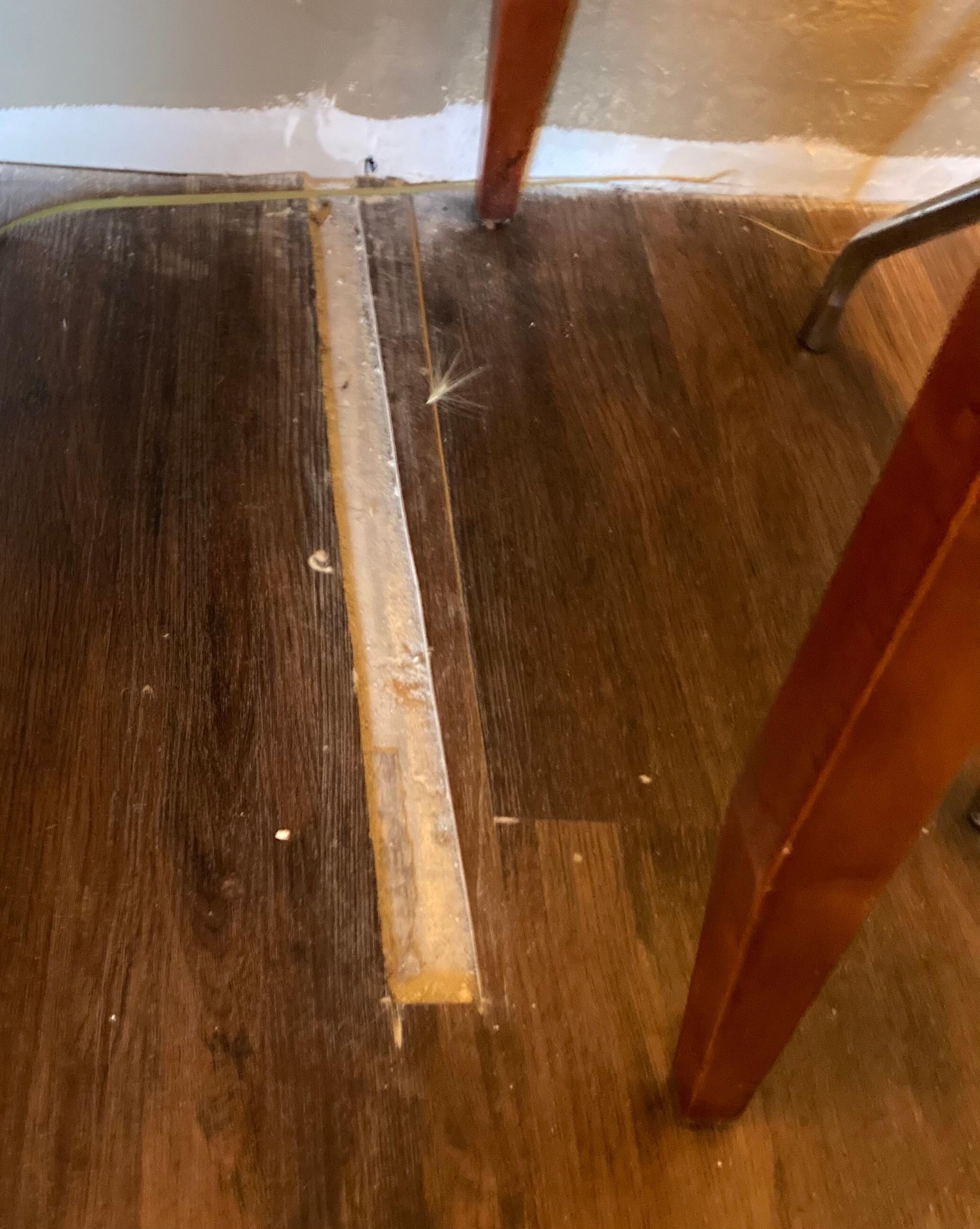 Floorboard missing