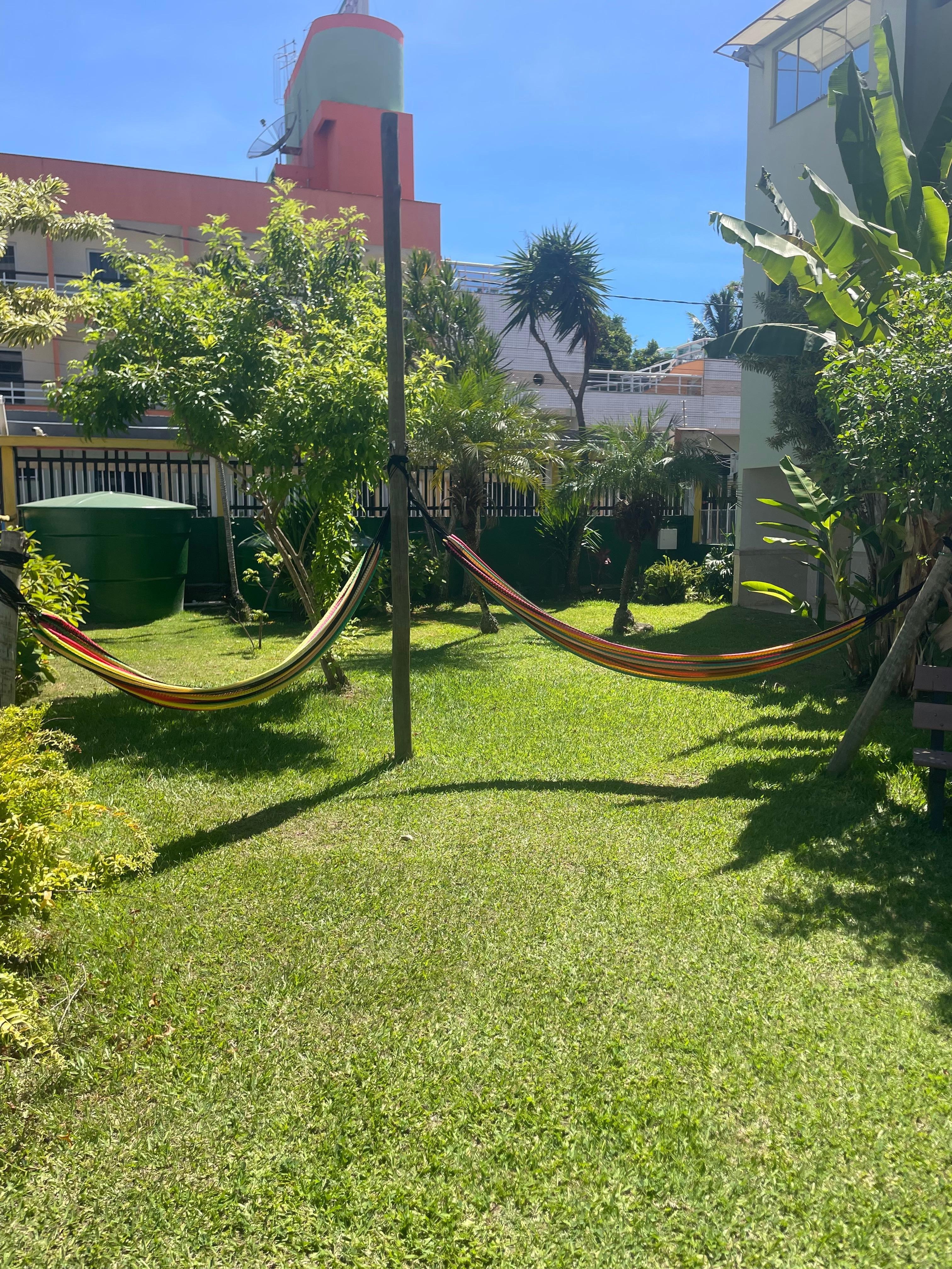 Área externa da pousada 