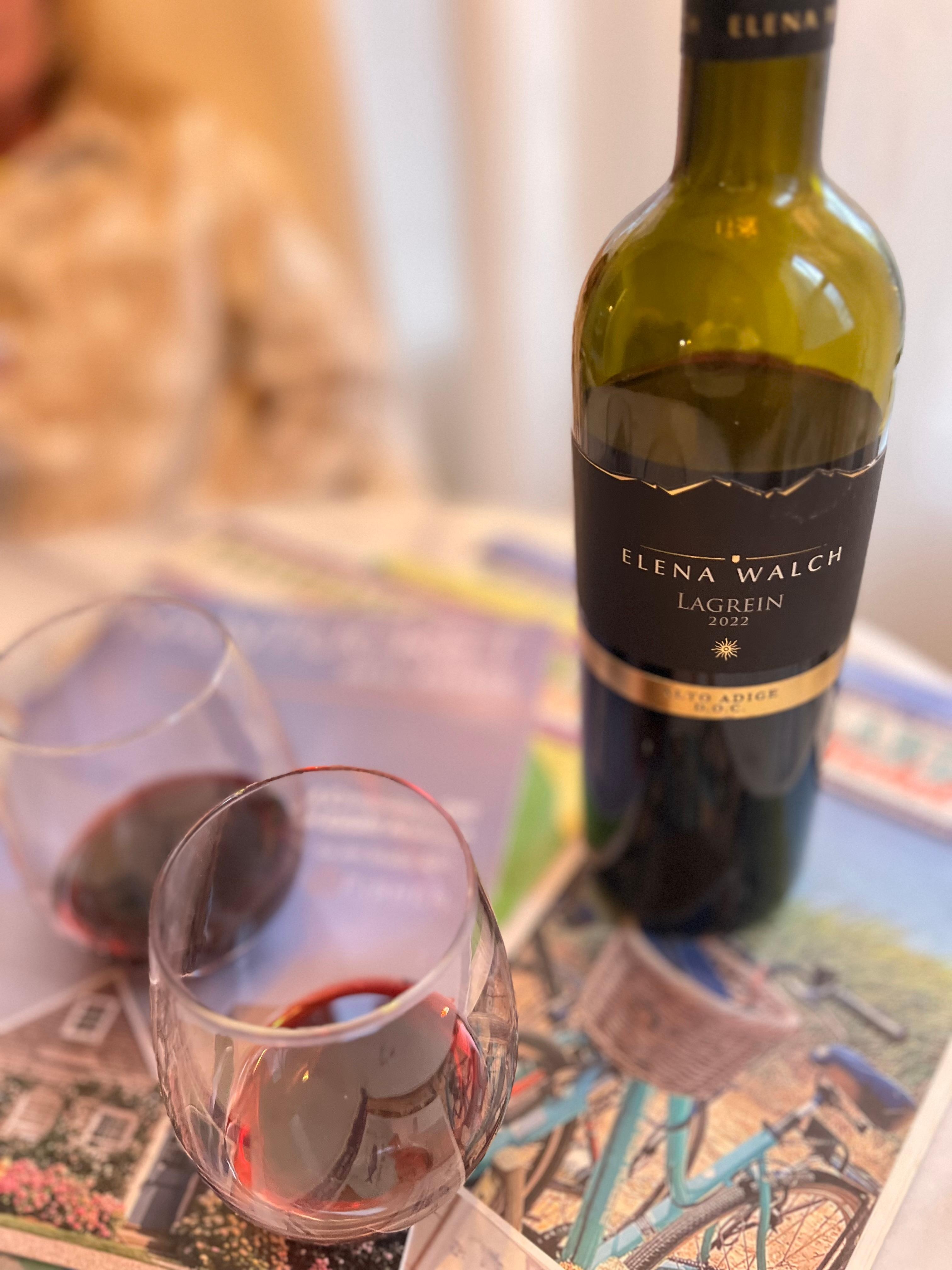 Wine happy hour in the Inn’s living room area