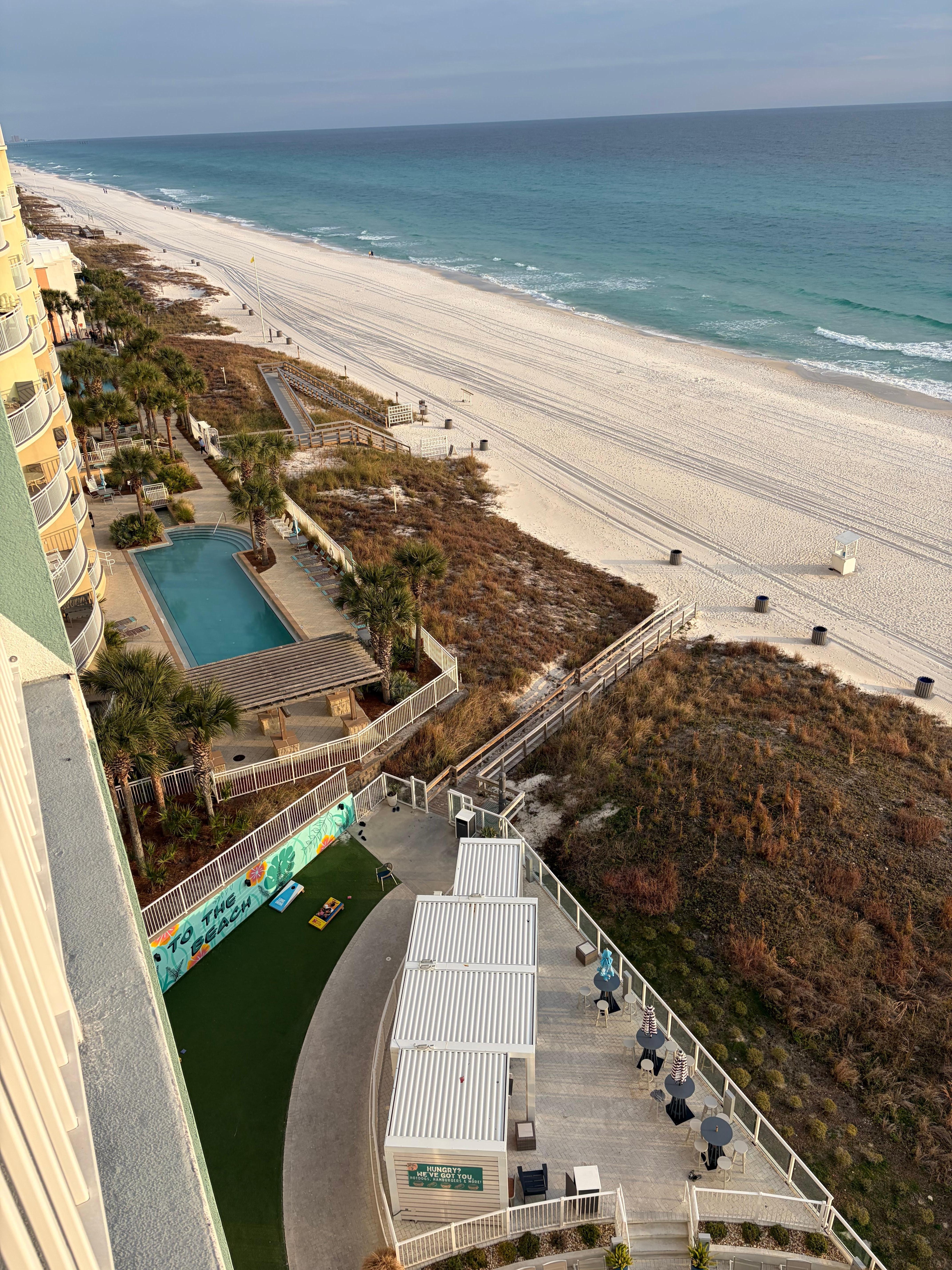 White sandy beach and clear water 