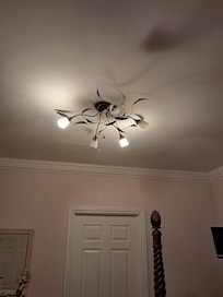 Main lights in bedroom