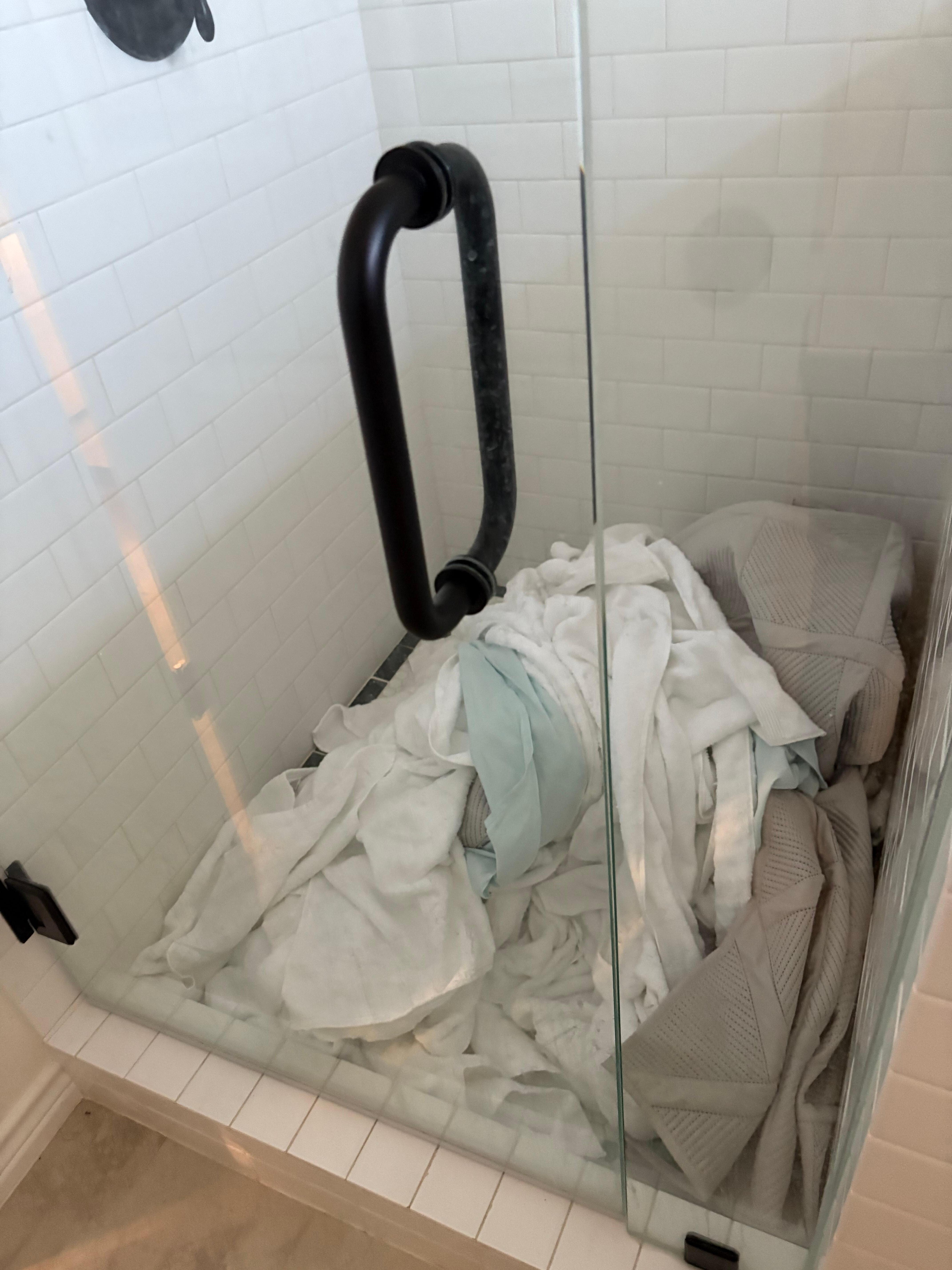 Dirty towels