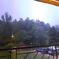 The view from our balcony.