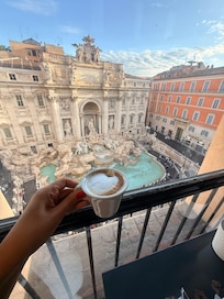 Vista privilegiada da Fontana, direto da área de café da manhã.