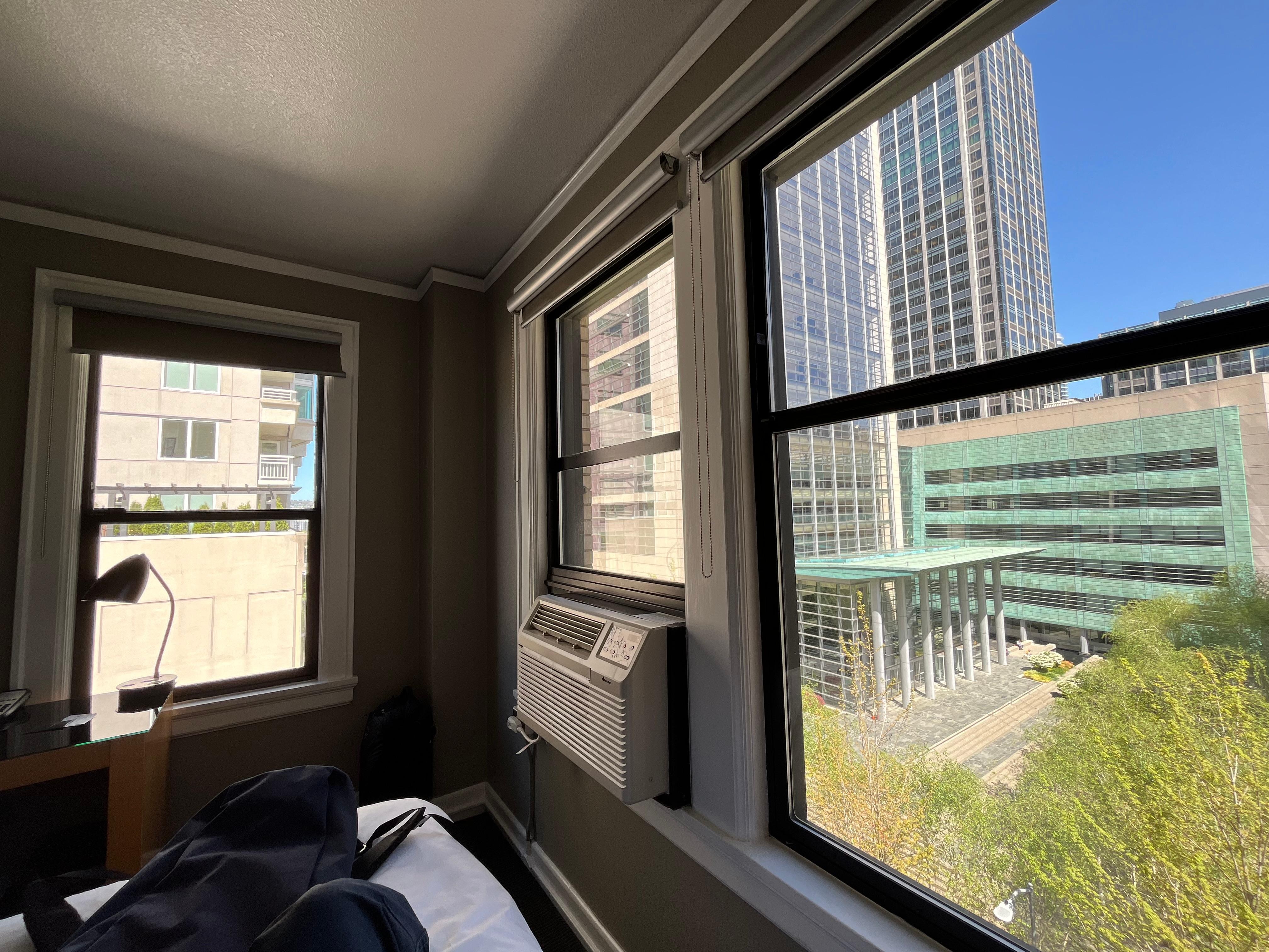 Our corner room with a view