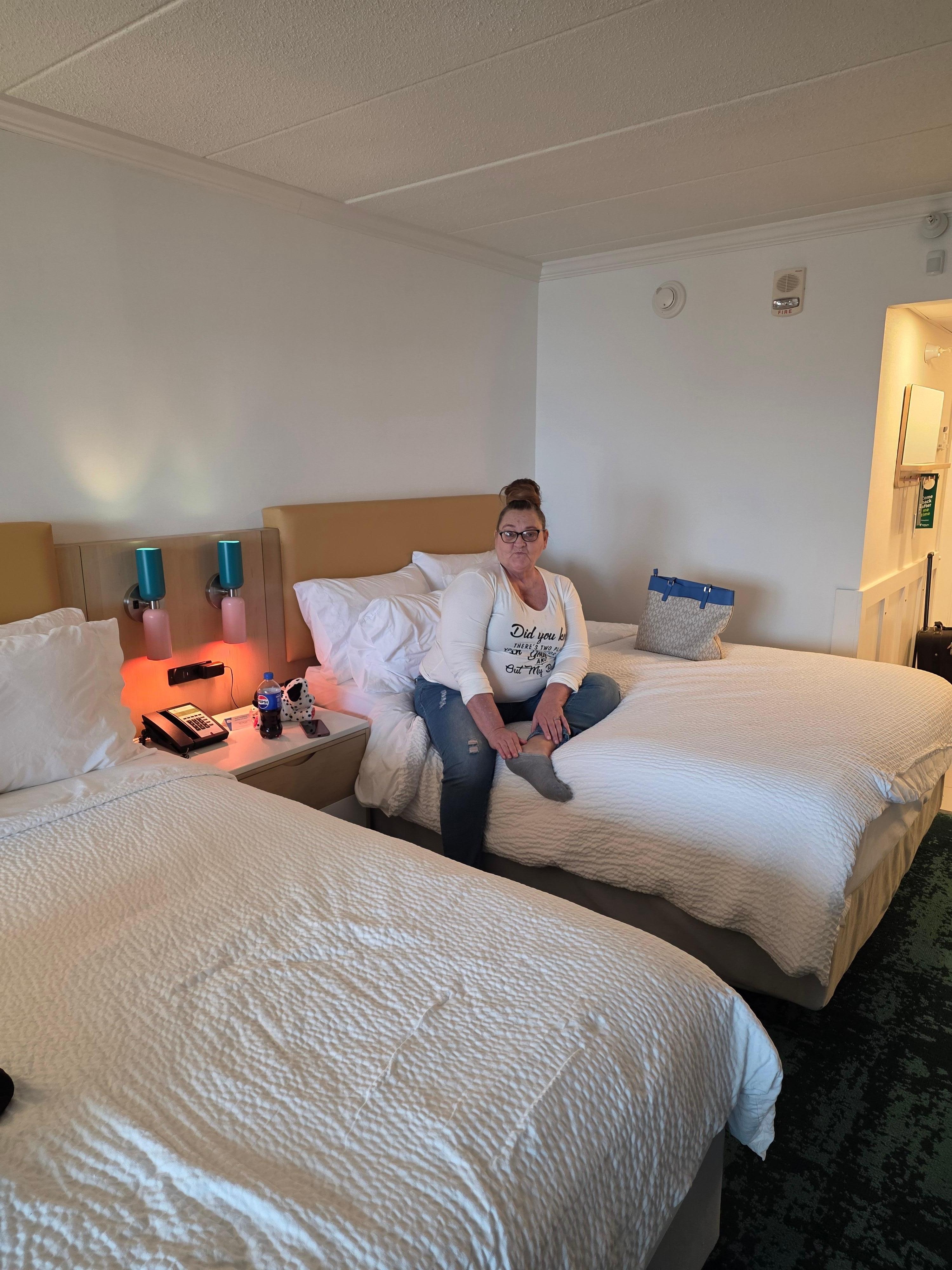 My sister enjoyed the room 