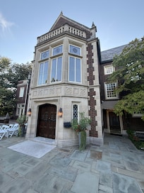 Harwelden Mansion inside the gate.