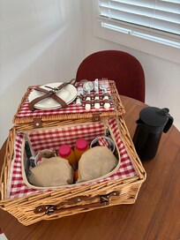 Breakfast brought to your room in the morning